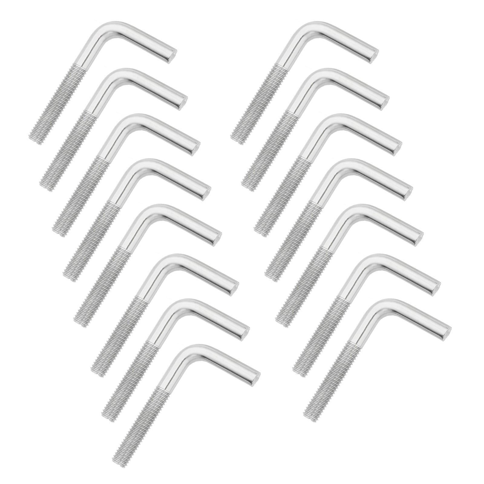 Uxcell M5x40mm 7/L-Shaped Right Angle Bolt Screw, 304 Stainless Steel L ...