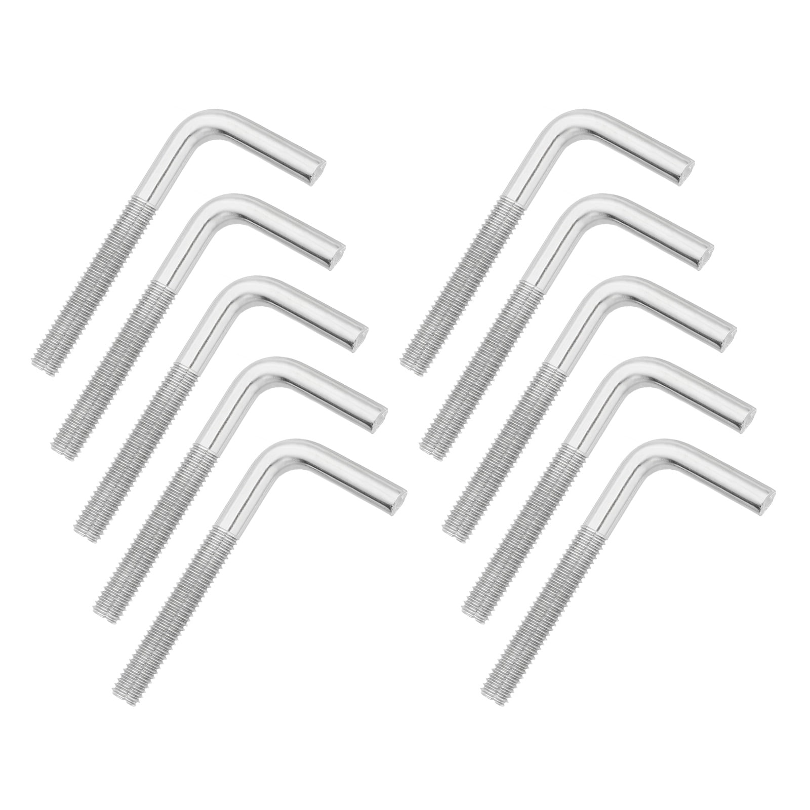 Uxcell M5x50mm 7/L-Shaped Right Angle Bolt Screw, 304 Stainless Steel L ...