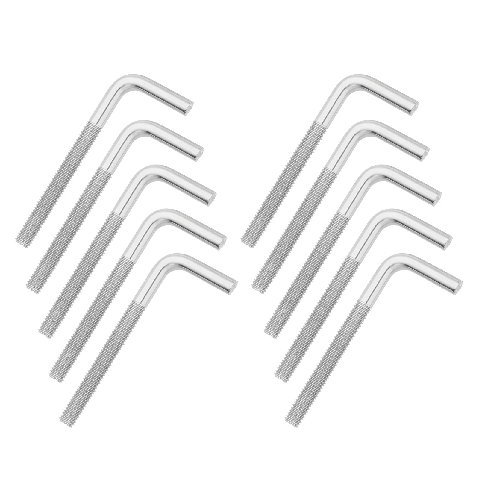 Uxcell M5x60mm 7/L-Shaped Right Angle Bolt Screw, 304 Stainless Steel L ...