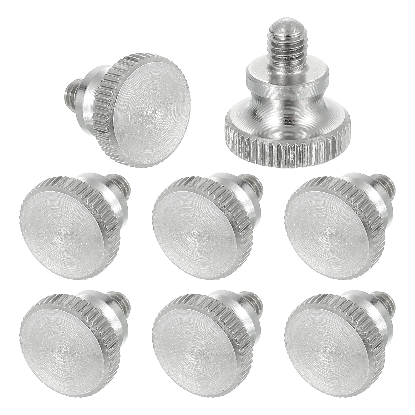 Uxcell M5x6mm Knurled Thumb Screws, 304 Stainless Steel Diamond Head ...