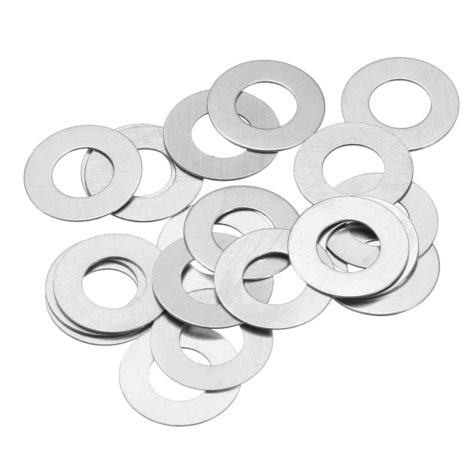Uxcell M6 304 Stainless Steel Flat Washers, 6x12x0.3mm Ultra Thin Flat ...