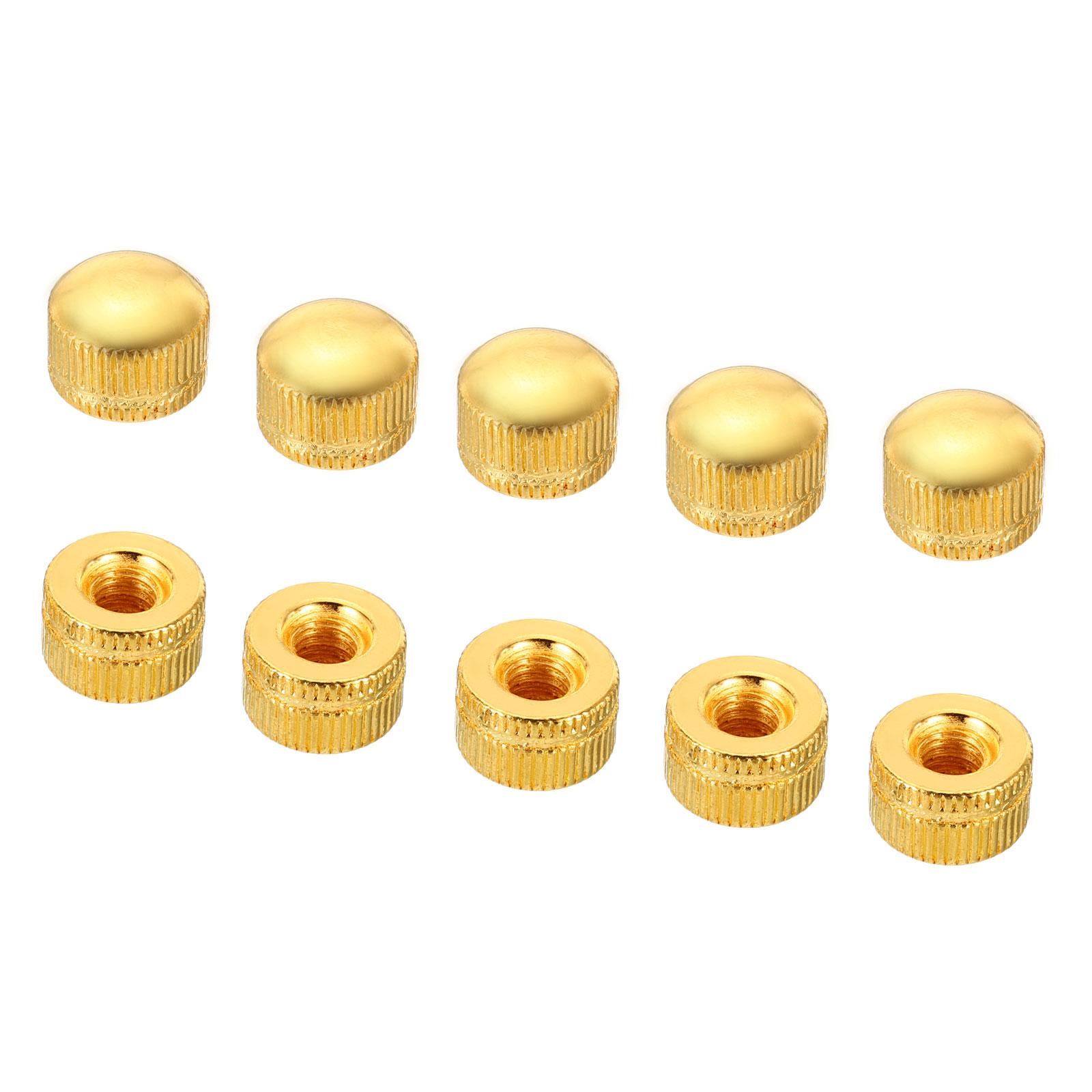 Uxcell M6 Acorn Cap Nut Bolt Cover Screw Caps Insert Female Thread ...