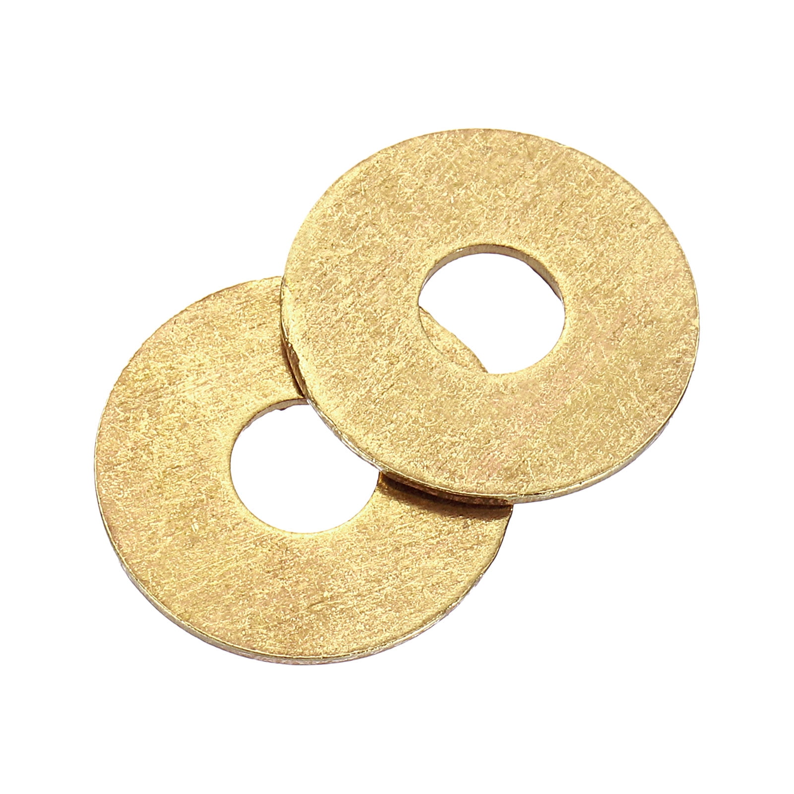 Uxcell M6 Flat Washer, 20 PackBrass Ring Washers 18mm OD 0.8mm Thick ...