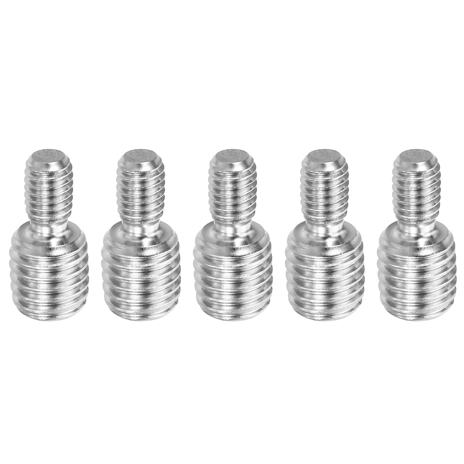 Uxcell M6*M10*20mm Double End Threaded Stud Screw Bolt, 5 Pack 304 ...