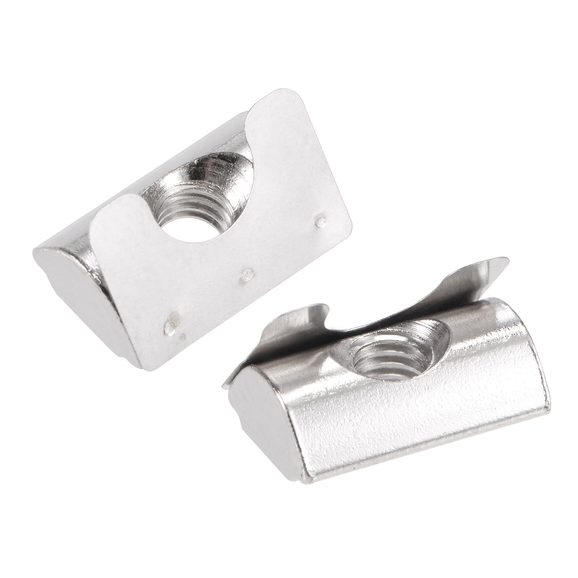 Uxcell M6 Roll in Spring T Nut with Spring Sheet Carbon Steel for 3030/ ...
