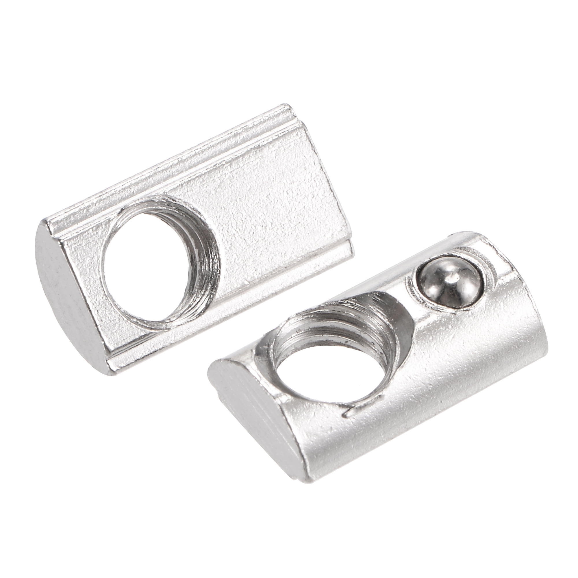 Uxcell M6 Roll in Spring T-nut with Ball Carbon Steel for 2020 Series ...