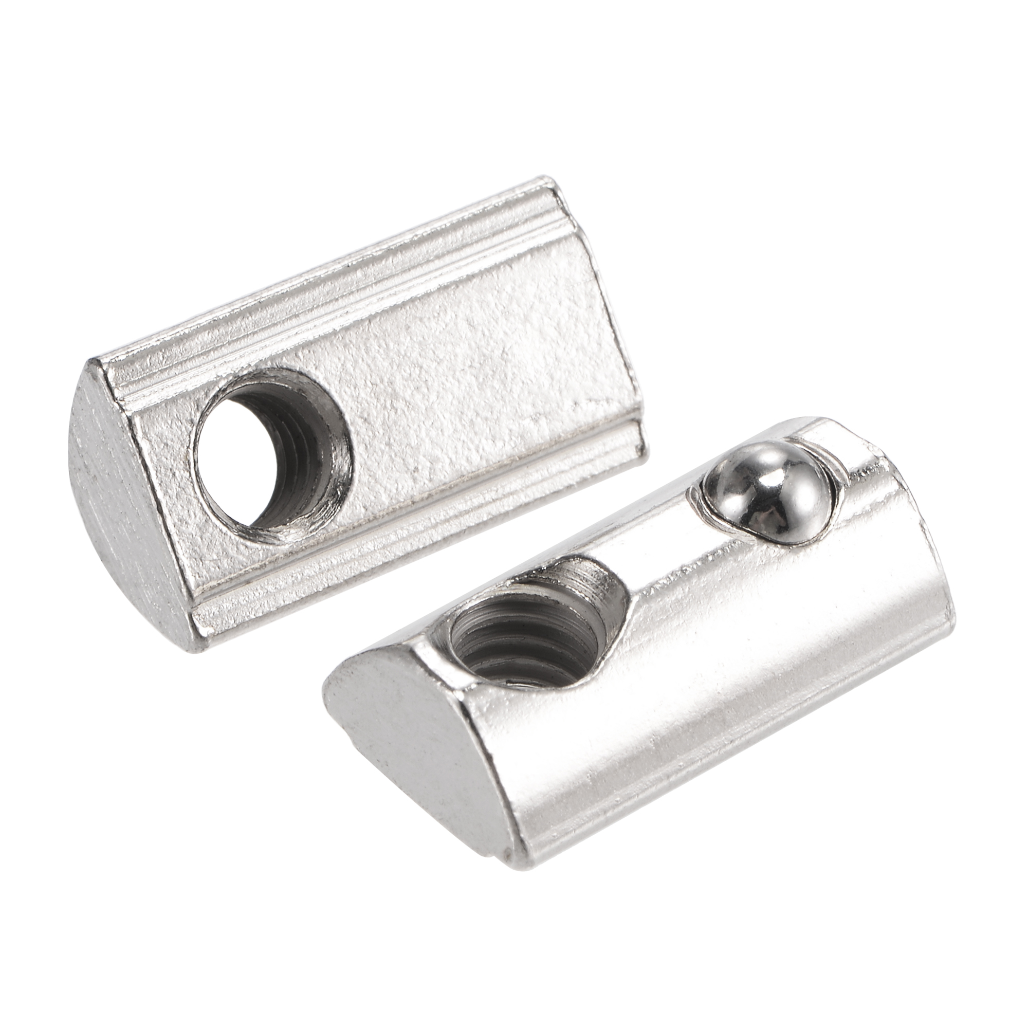 Uxcell M6 Roll in Spring T-nut with Ball Carbon Steel for 3030 Series ...
