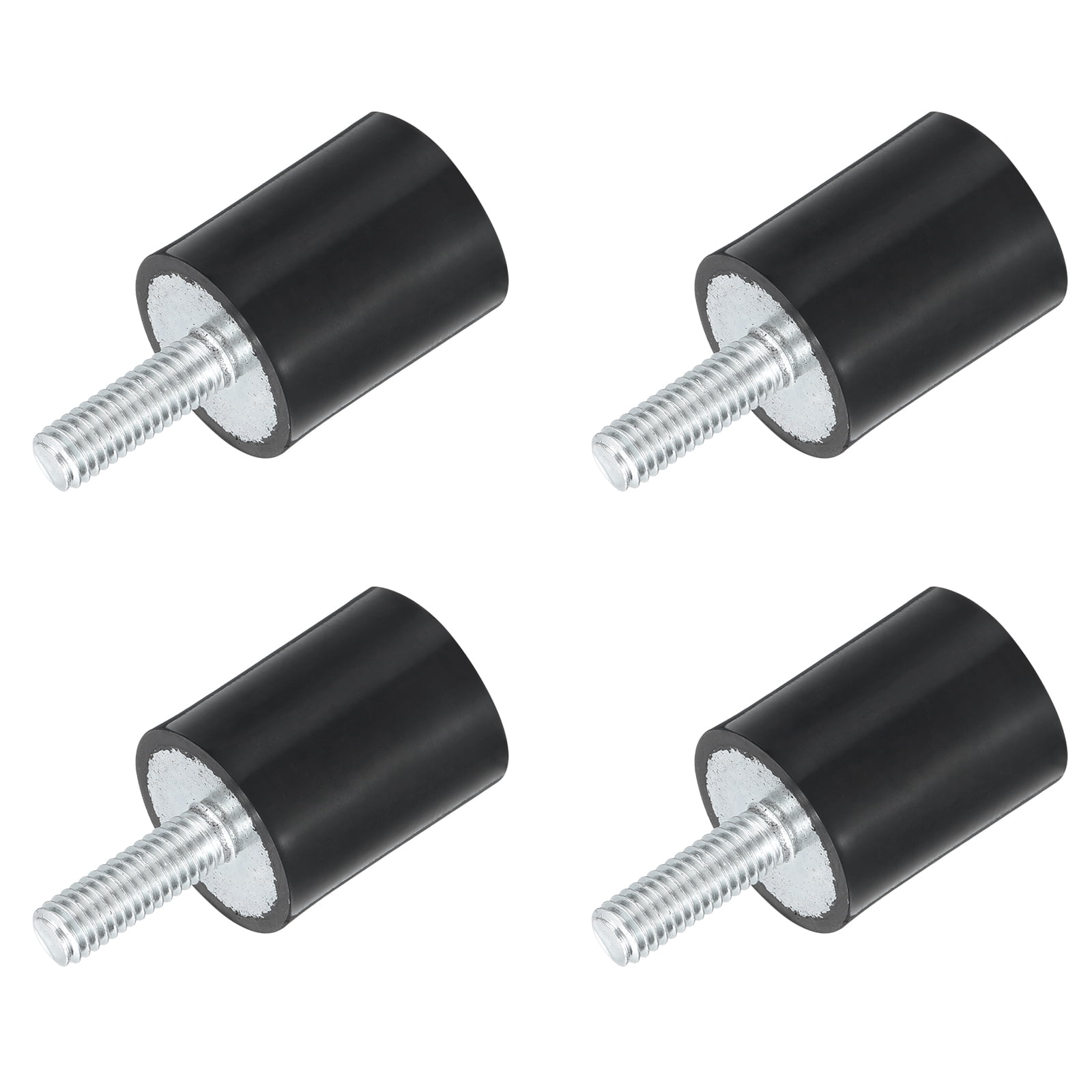 Uxcell M6 Rubber Vibration Shock Absorption Mount W Thread Stud 0.79" x ...
