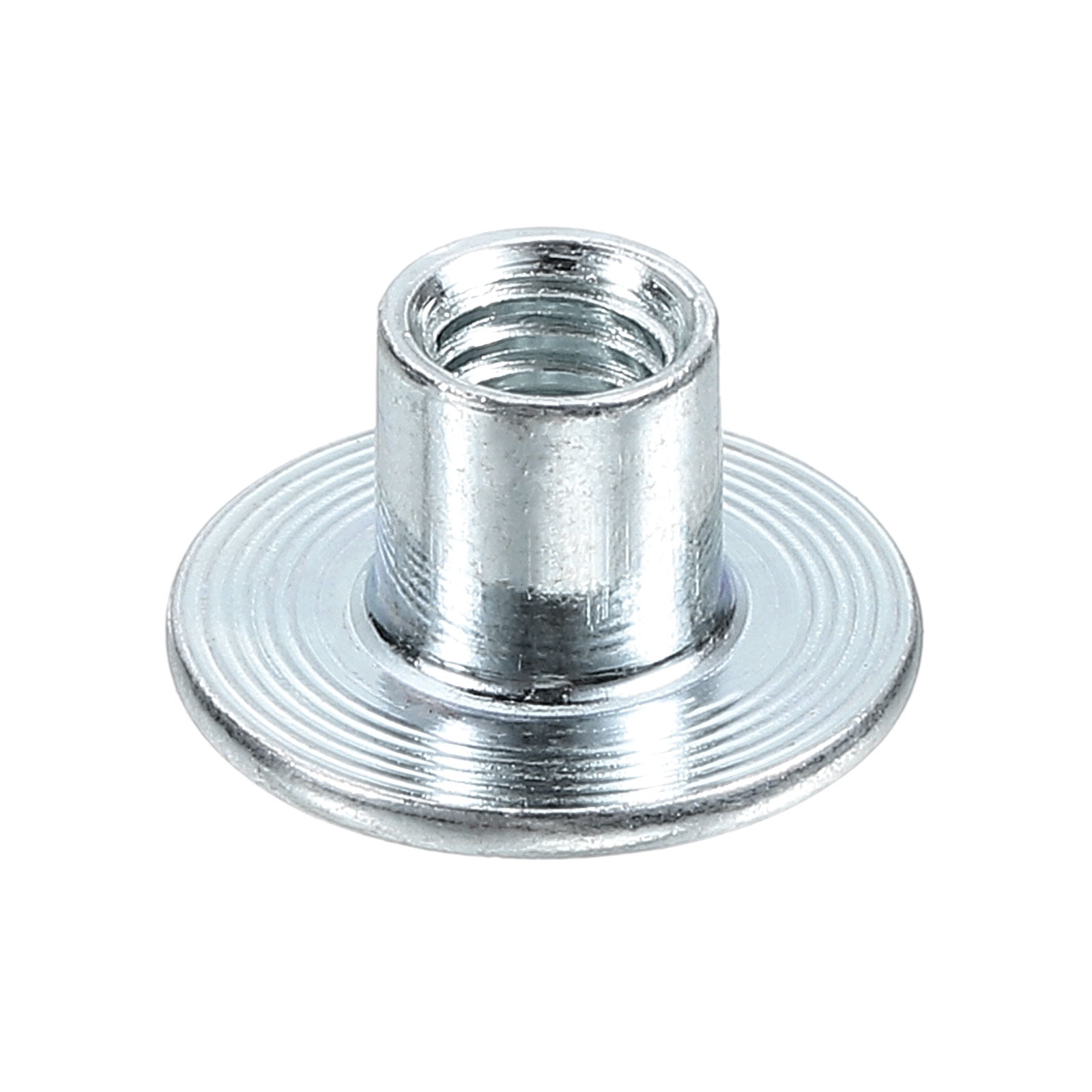 Uxcell M6 T-nuts, 24pcs Carbon Steel Tee Nut Round Base Weld Nut 10mm ...