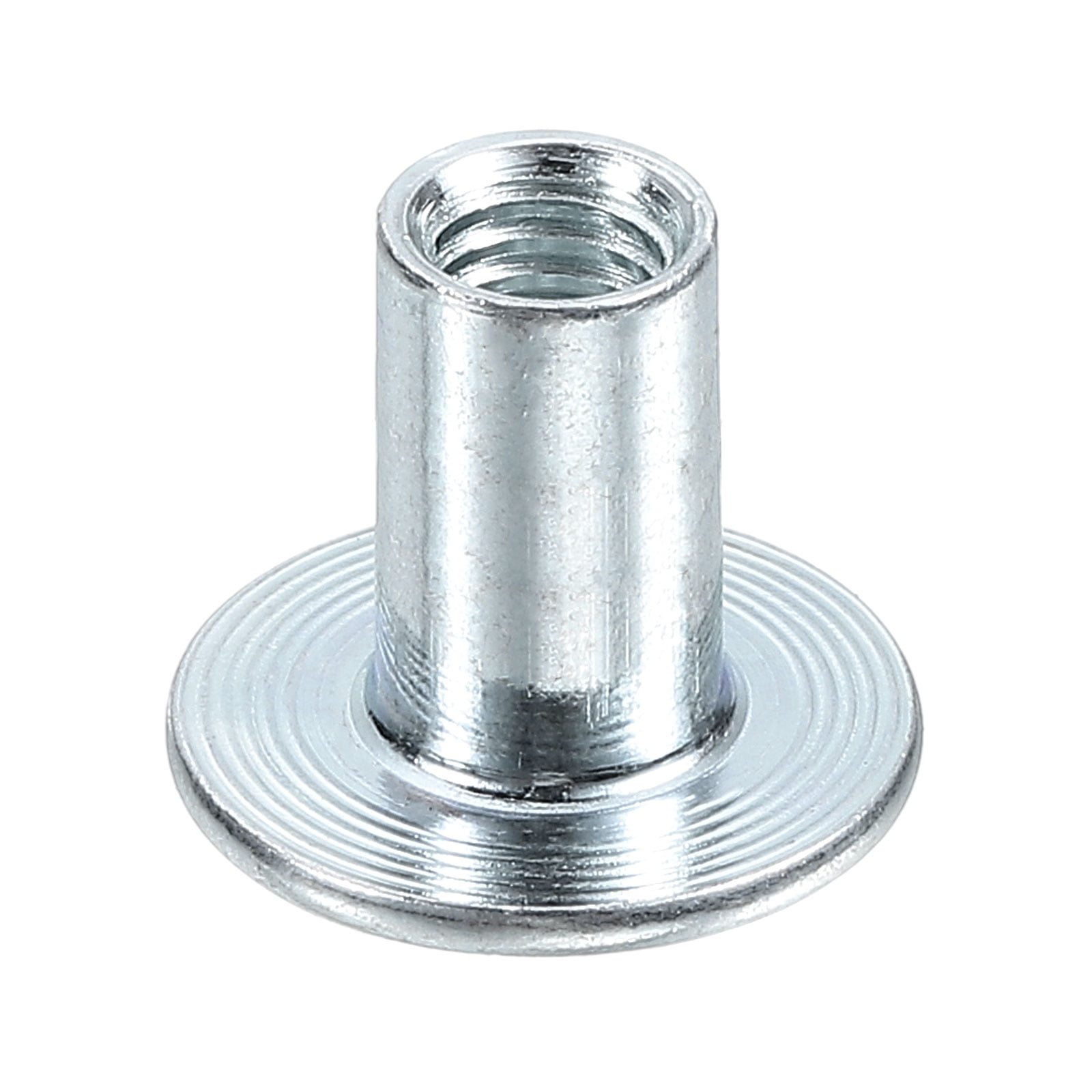 Uxcell M6 T-nuts, 24pcs Carbon Steel Tee Nut Round Base Weld Nut 15mm Height, Silver - Walmart.com