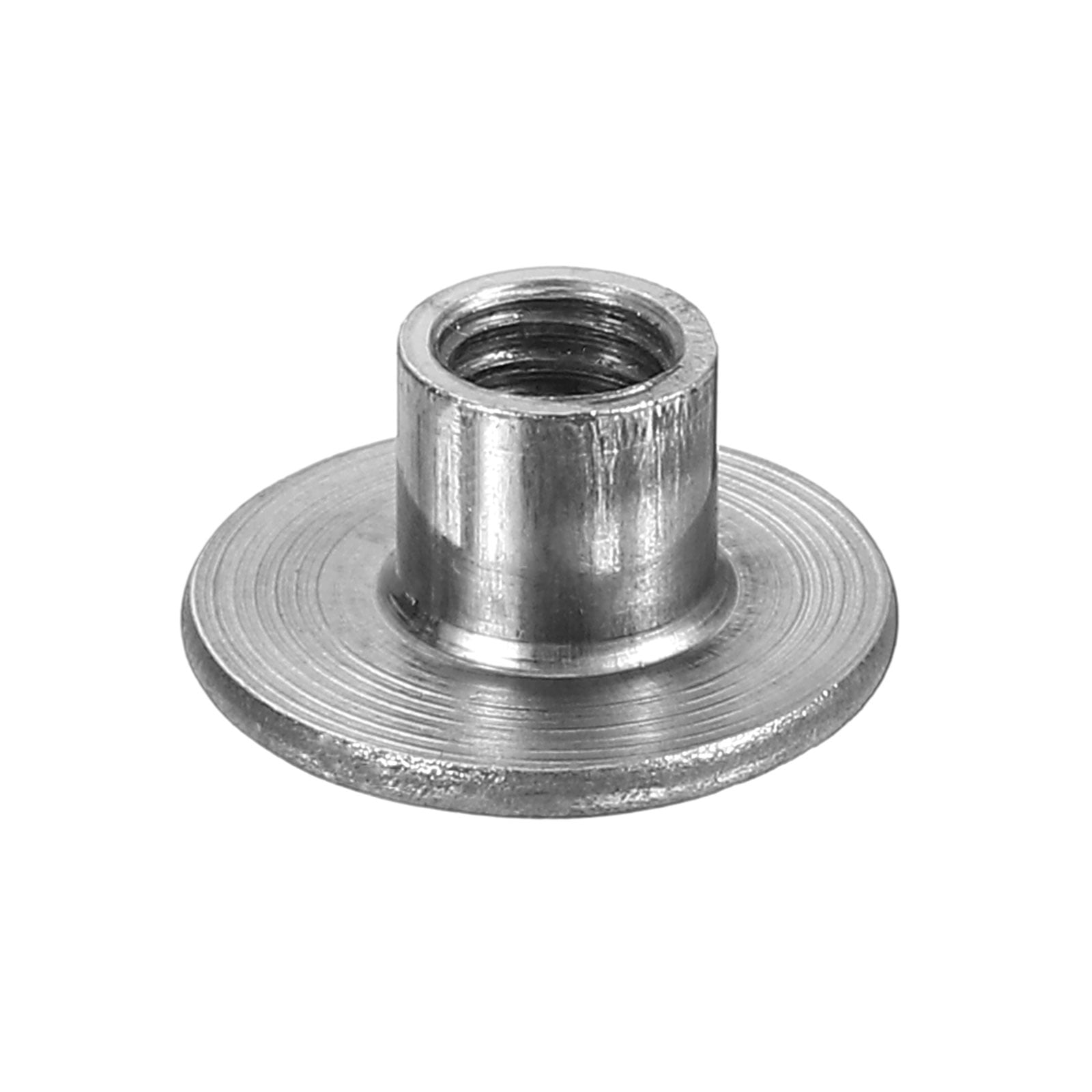 Uxcell M6 T-nuts, 50pcs Carbon Steel Tee Nut Round Base Weld Nut 8mm ...