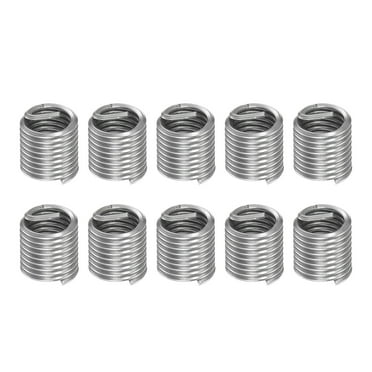 Uxcell M6 x 1 2D 12mm 304 Stainless Steel Wire Thread Insert Threaded ...