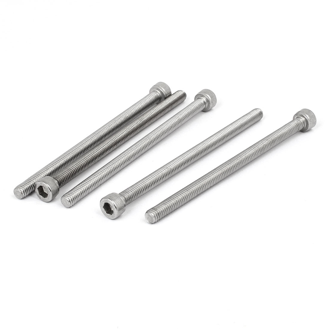 Uxcell M6 x 100mm Thread 304 Stainless Steel Hex Socket Head Cap Screw ... Uxcell M6 x 100mm Thread 304 Stainless Steel Hex Socket Head Cap Screw ...