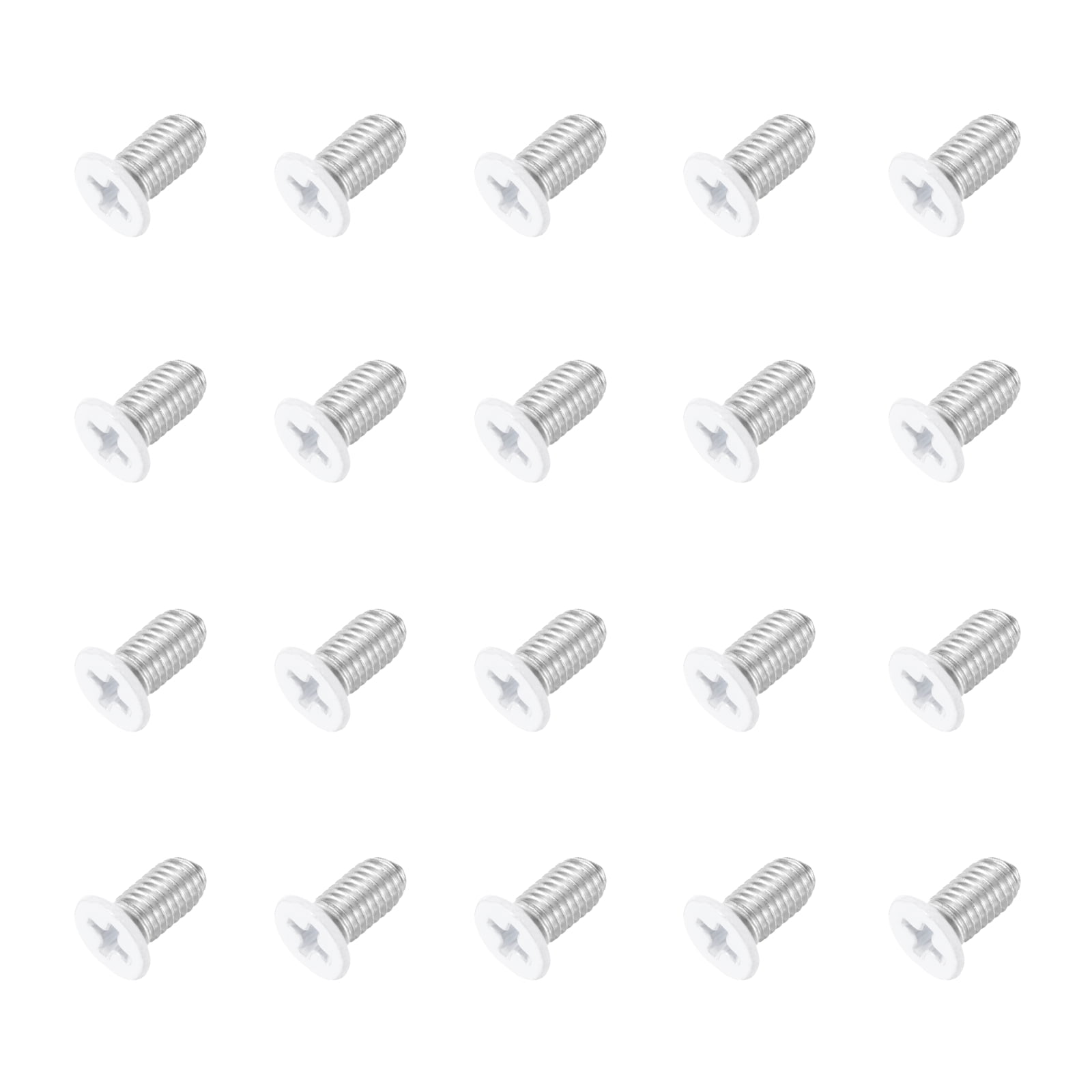 Uxcell M6 x 12mm Flat Countersunk Head Machine Screws 304 Stainless ...