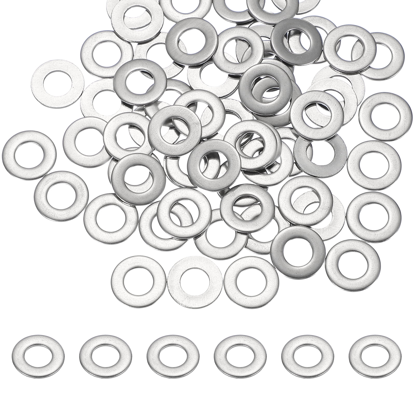 Uxcell M6 x 13mm Metal Screw Washers Set, 66Pcs 304 Stainless Steel ...