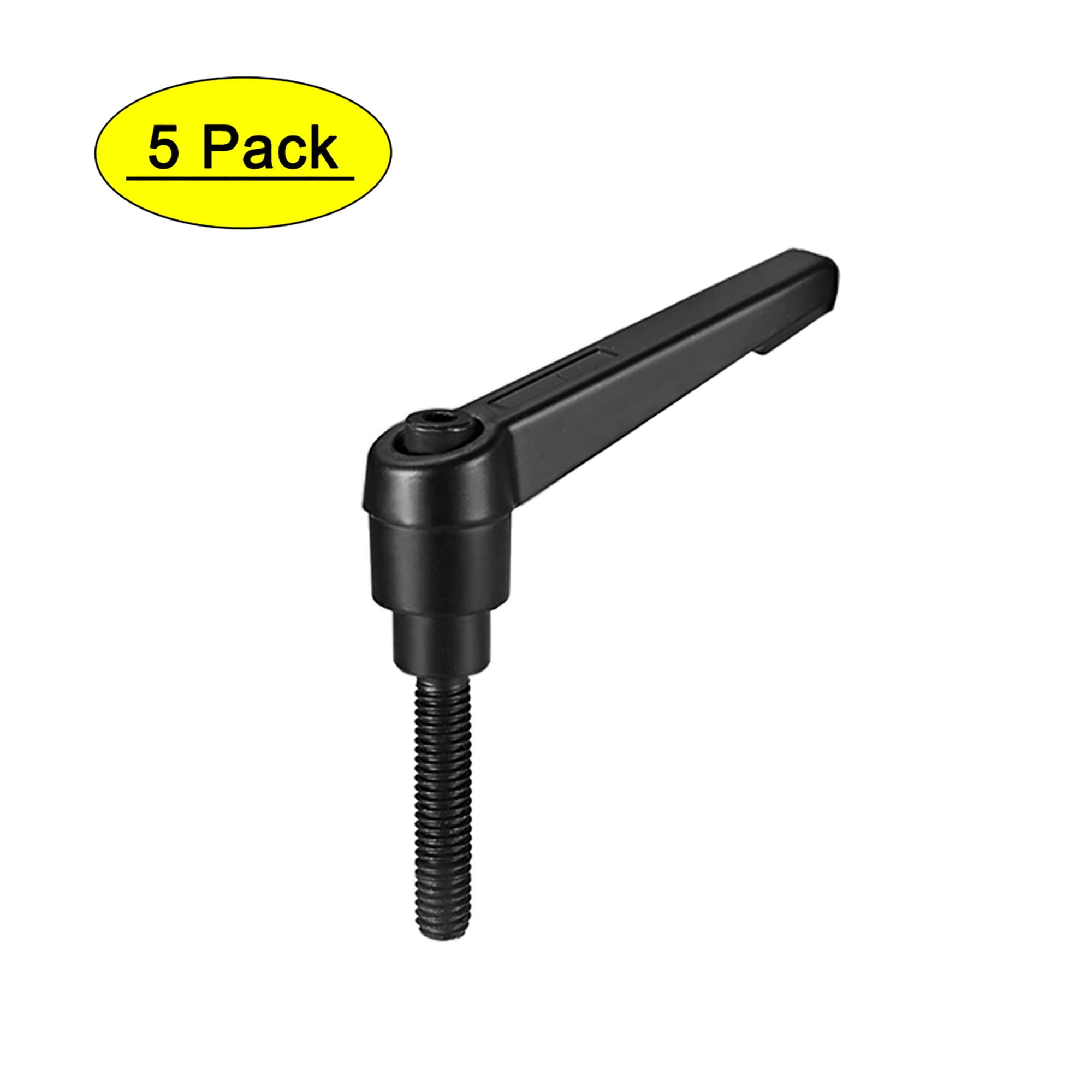 Uxcell M6 x 20mm Metric Adjustable Clamping Lever Handle with Durable ...
