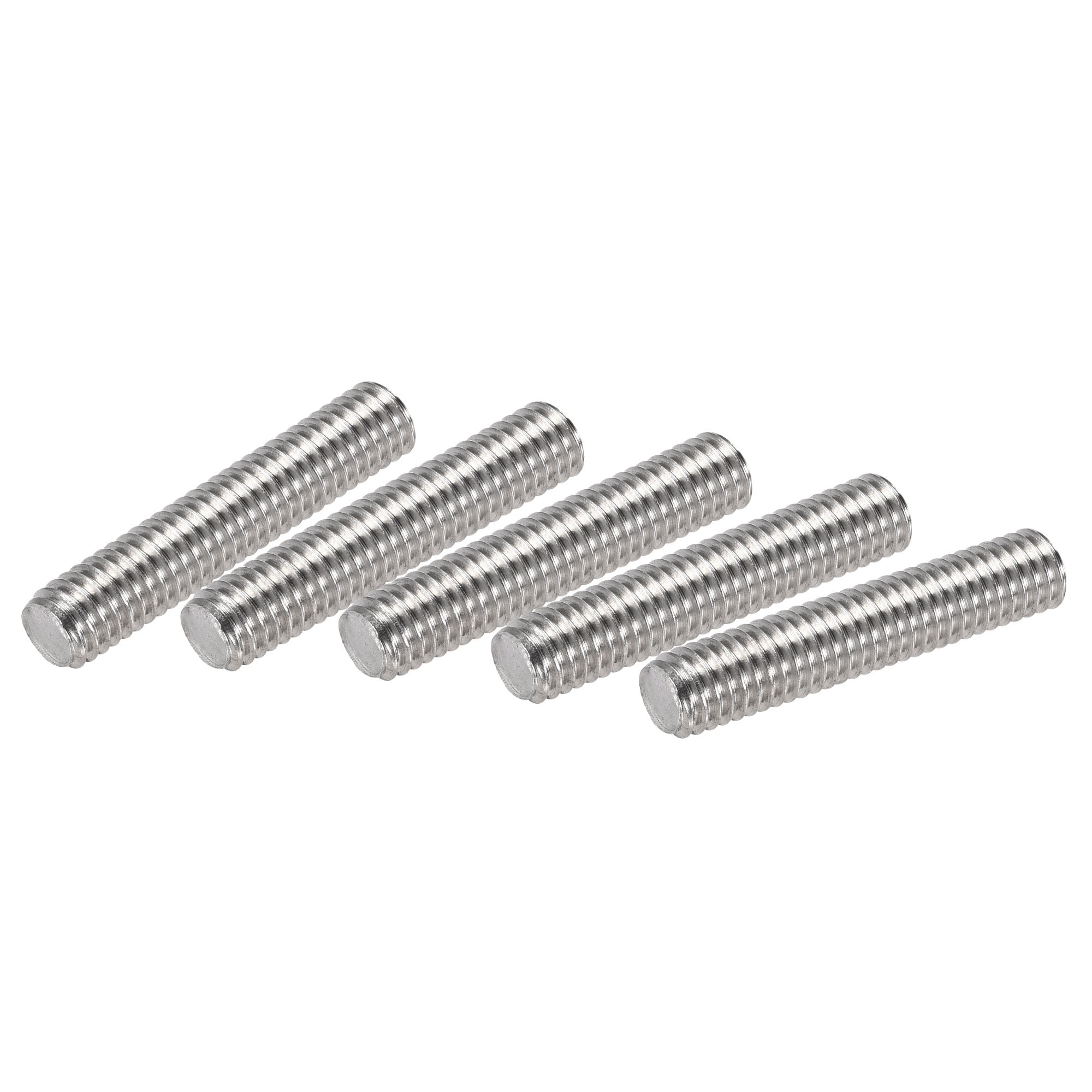 Uxcell M6 x 30mm Fully Threaded Rod 304 Stainless Steel Right Hand ...