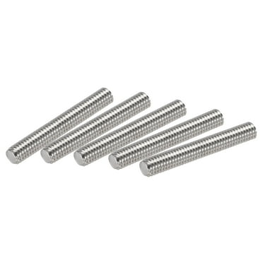 Uxcell M5 x 100mm Fully Threaded Rod 304 Stainless Steel Right Hand ...
