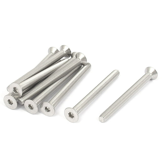 Uxcell M6 x 70mm 304 Stainless Steel Hex Socket Countersunk Flat Head ... Uxcell M6 x 70mm 304 Stainless Steel Hex Socket Countersunk Flat Head ...
