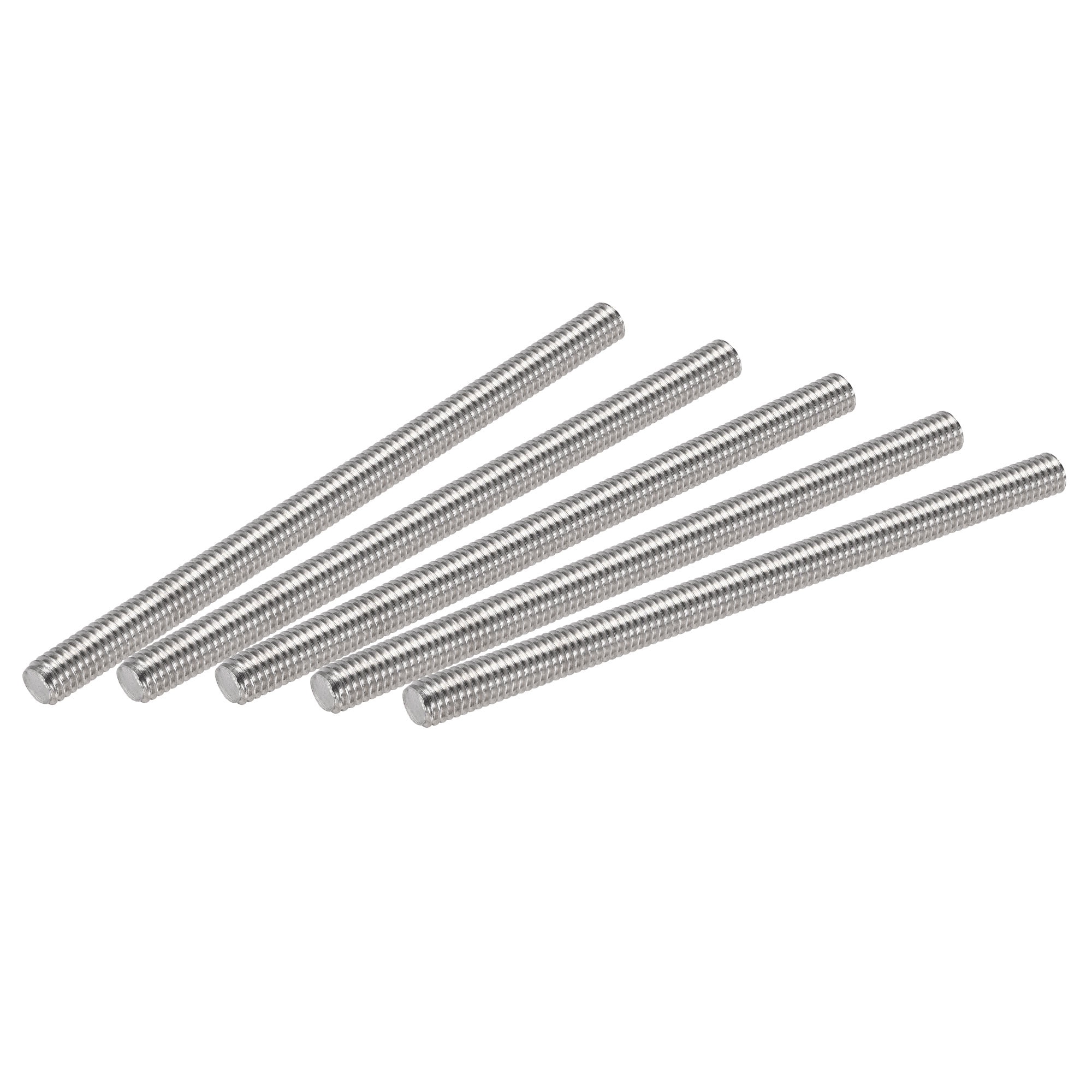 Uxcell M6 x 90mm Fully Threaded Rod 304 Stainless Steel Right Hand ...