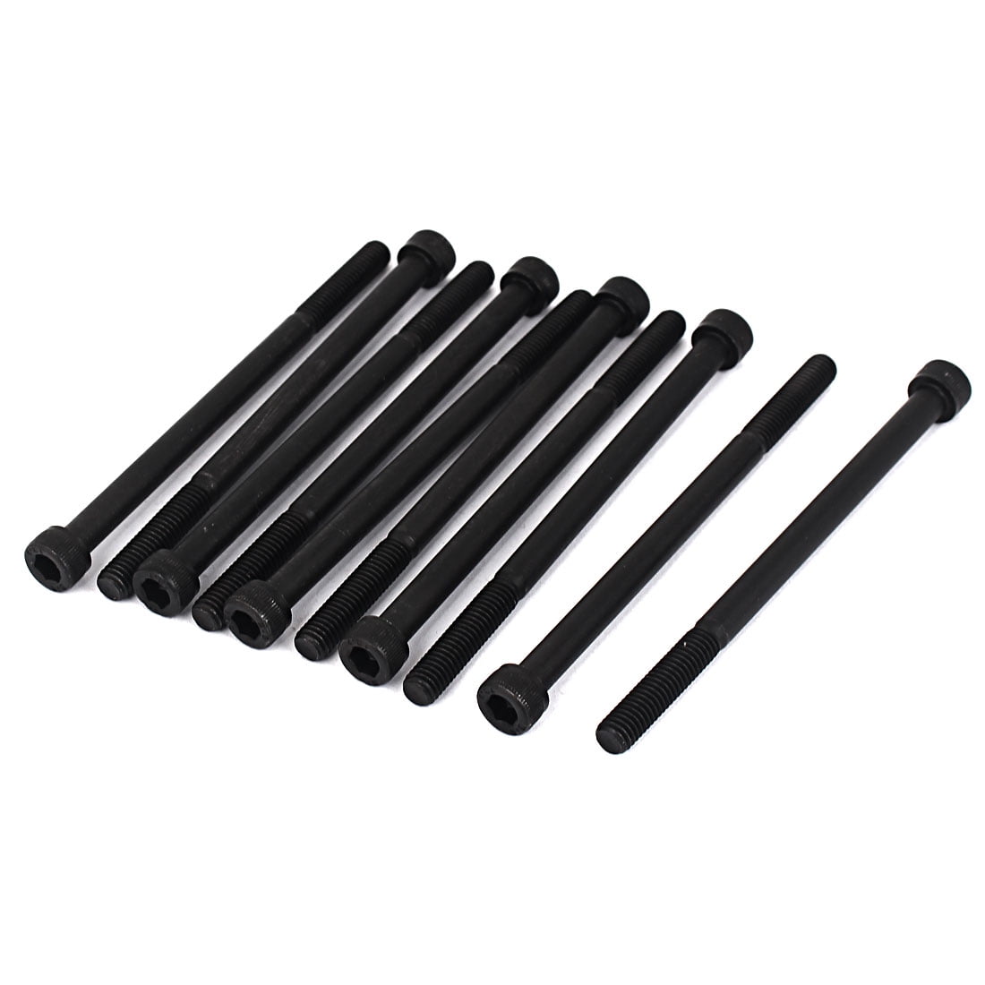 Uxcell M6 x 95mm 12.9 Alloy Steel Cap Head Hex Socket Screws Bolts (10 ...