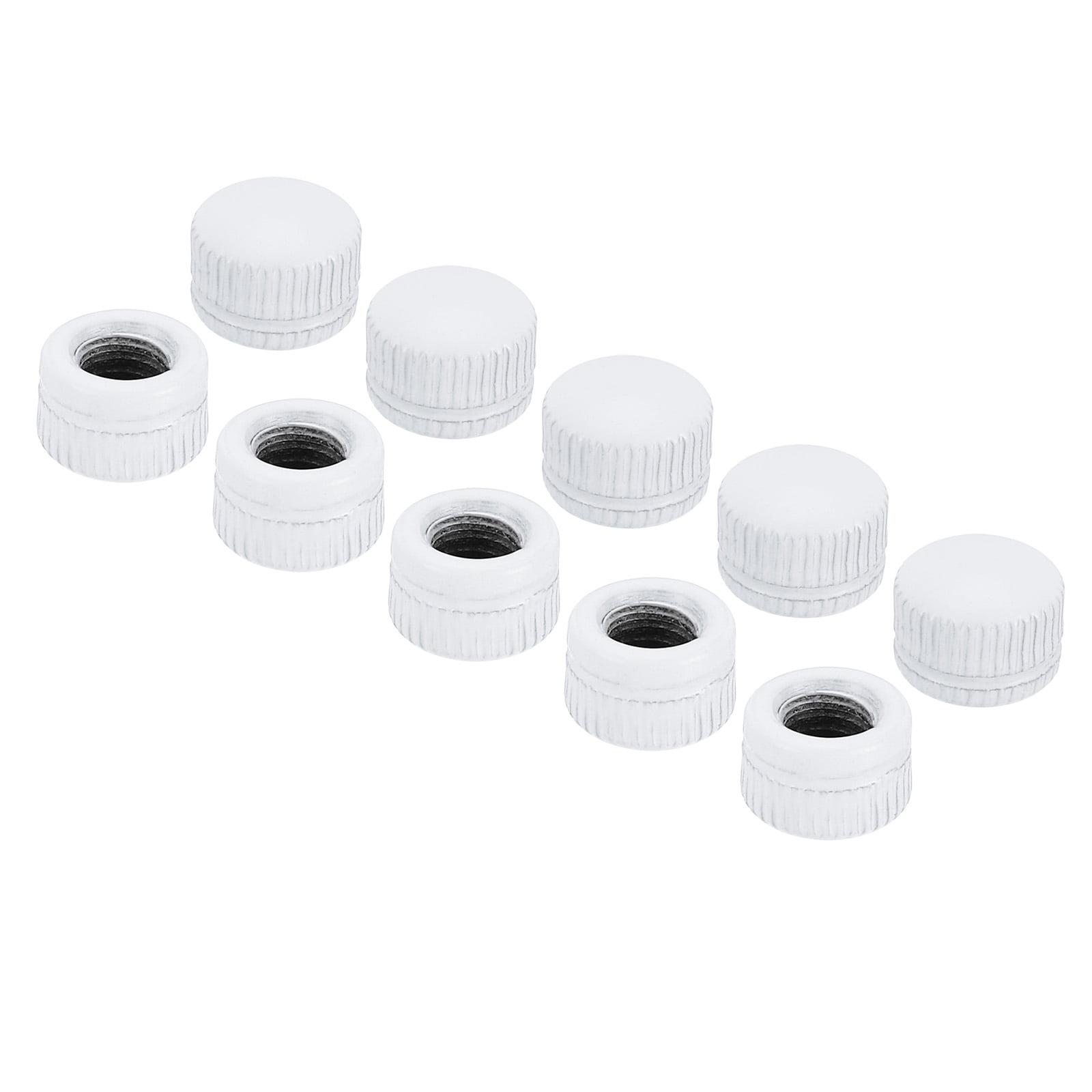 Uxcell M6x1 Cap Nut, 25 Pcs Acorn Nut Screw Knob Cap Insert Bolt Cover ...
