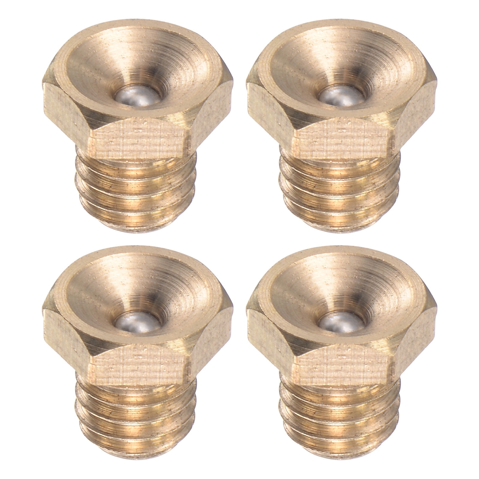 Uxcell M6x1 Stainless Steel Push Button Grease Oil Cup for Lubrication ...