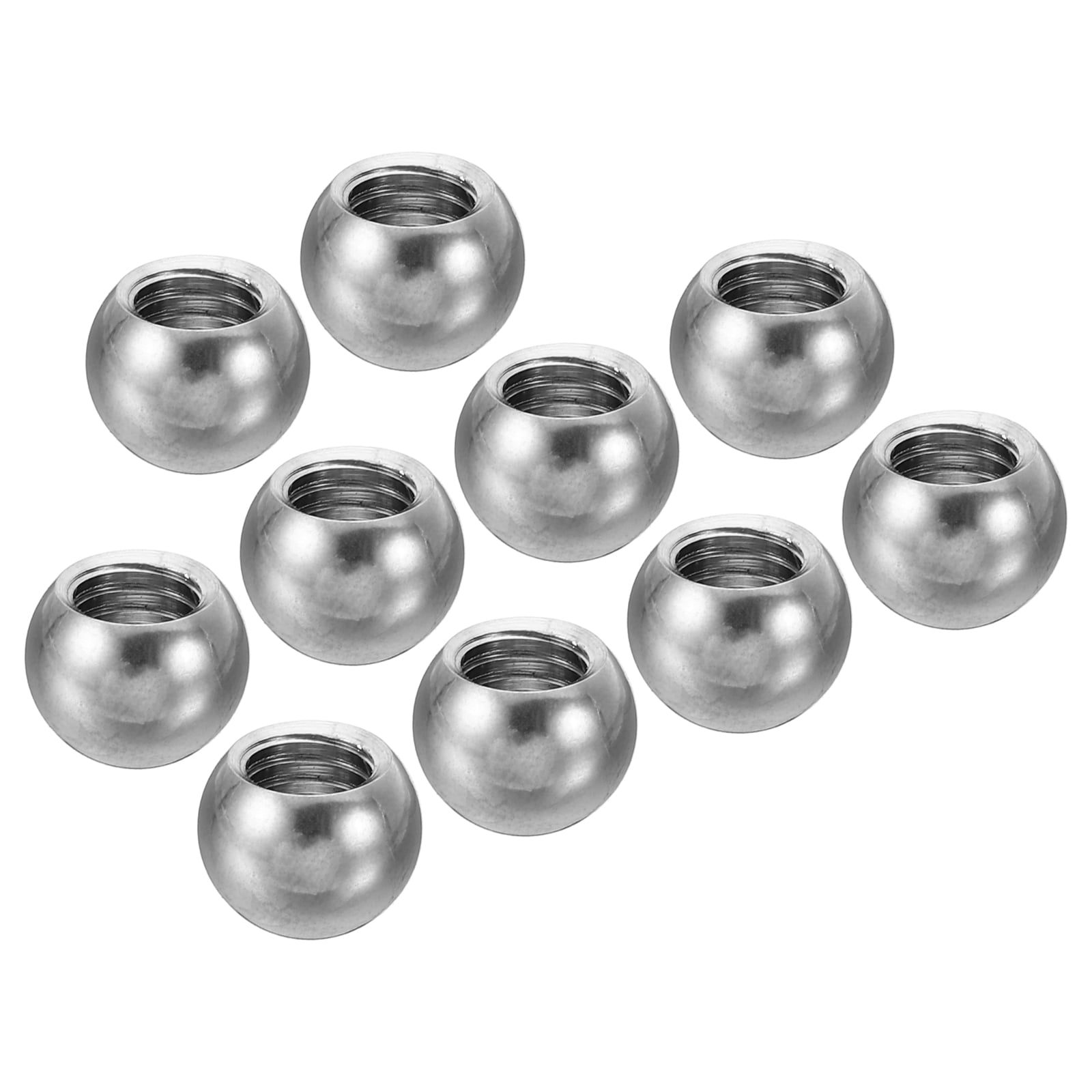 Uxcell M6x10mm Ball Nuts Knob, 10 Pack Thread 304 Stainless Steel Round ...