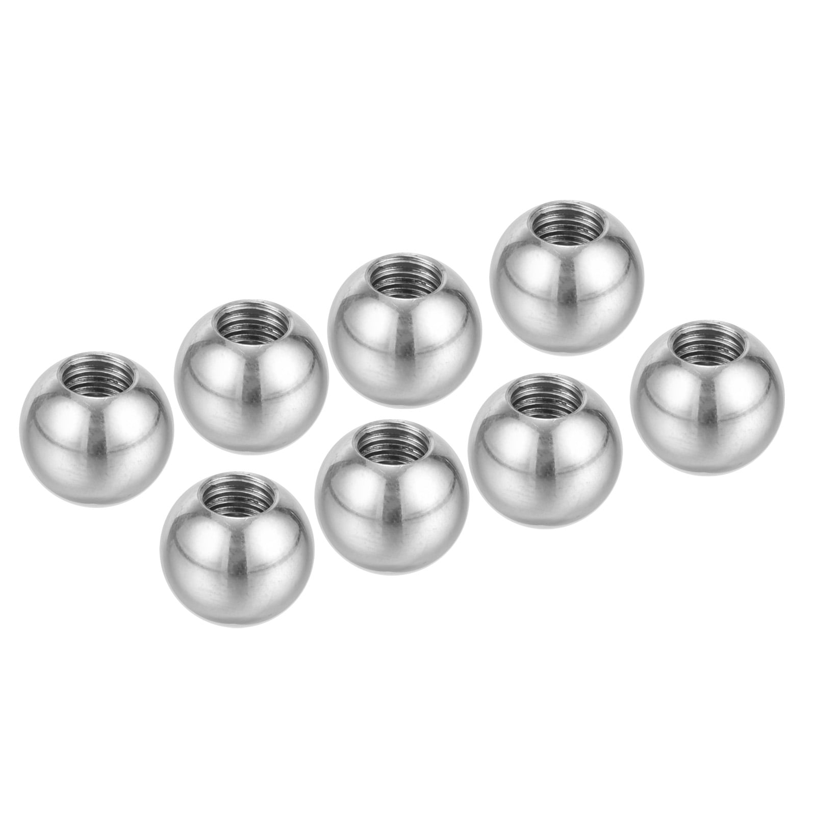 Uxcell M6x12mm Ball Nuts Knob, 8 Pack Thread 304 Stainless Steel Round ...