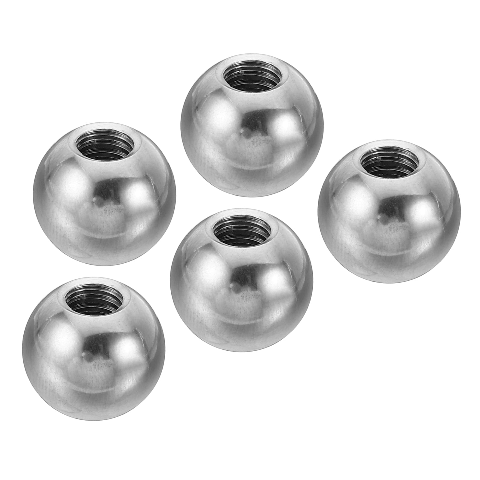 Uxcell M6 Thread Ball Nuts, 304 Stainless Steel, 14mm OD, Blind Hole ...