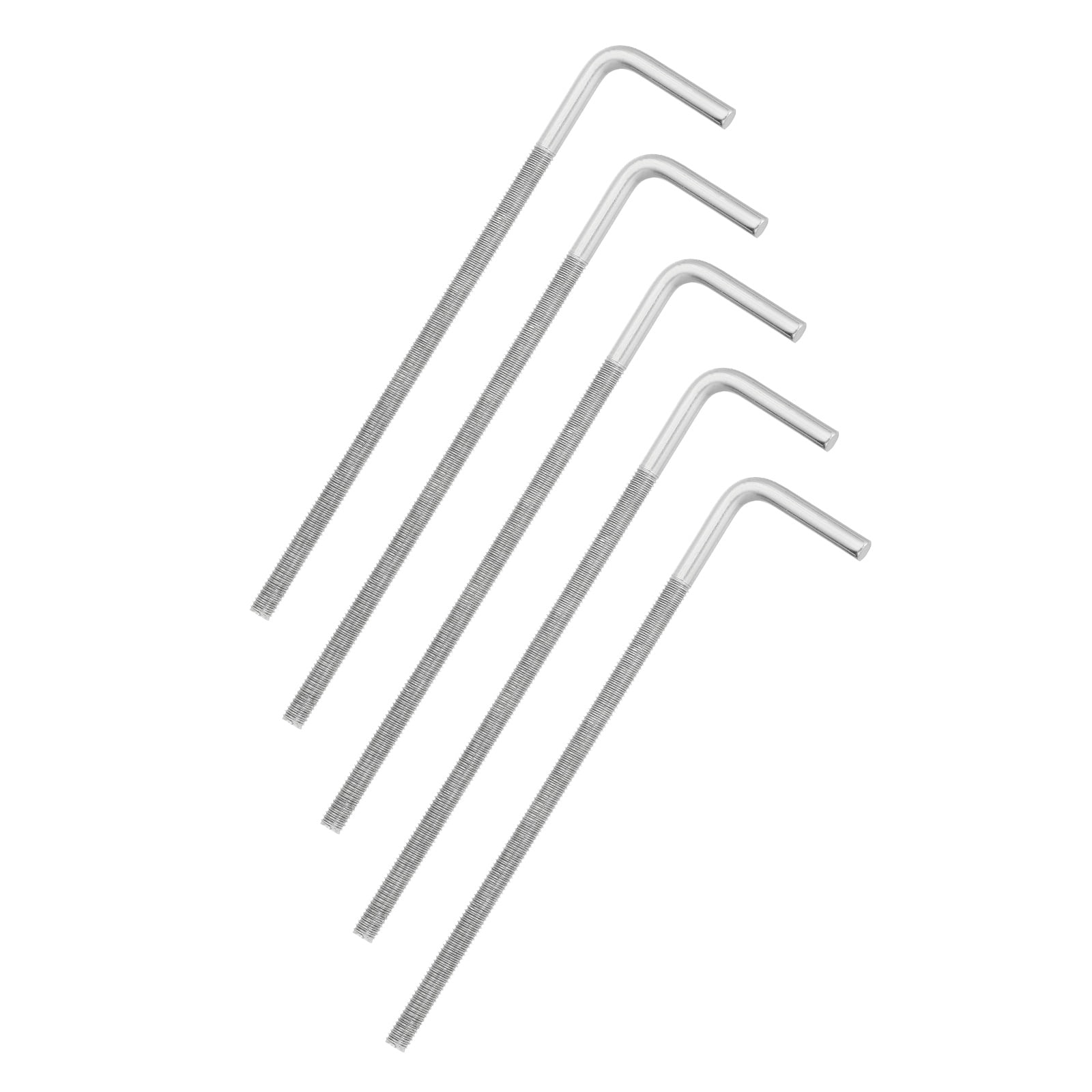 Uxcell M6x150mm 7/L-Shaped Right Angle Bolt Screw, 304 Stainless Steel ...