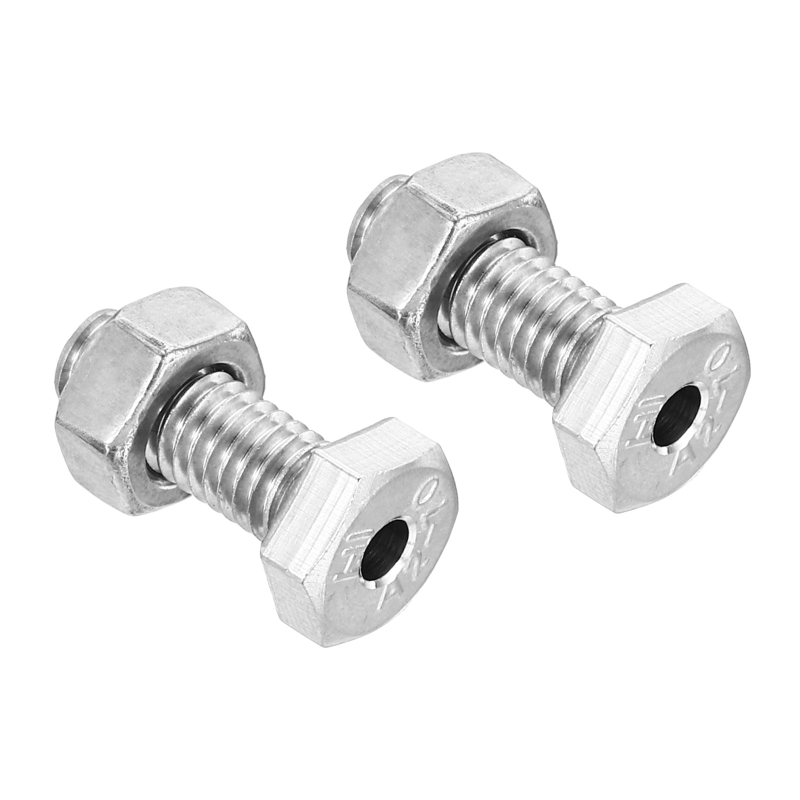 Uxcell M6x16mm Hollow External Hexagon Screw Cylindrical Lamp Threading ...