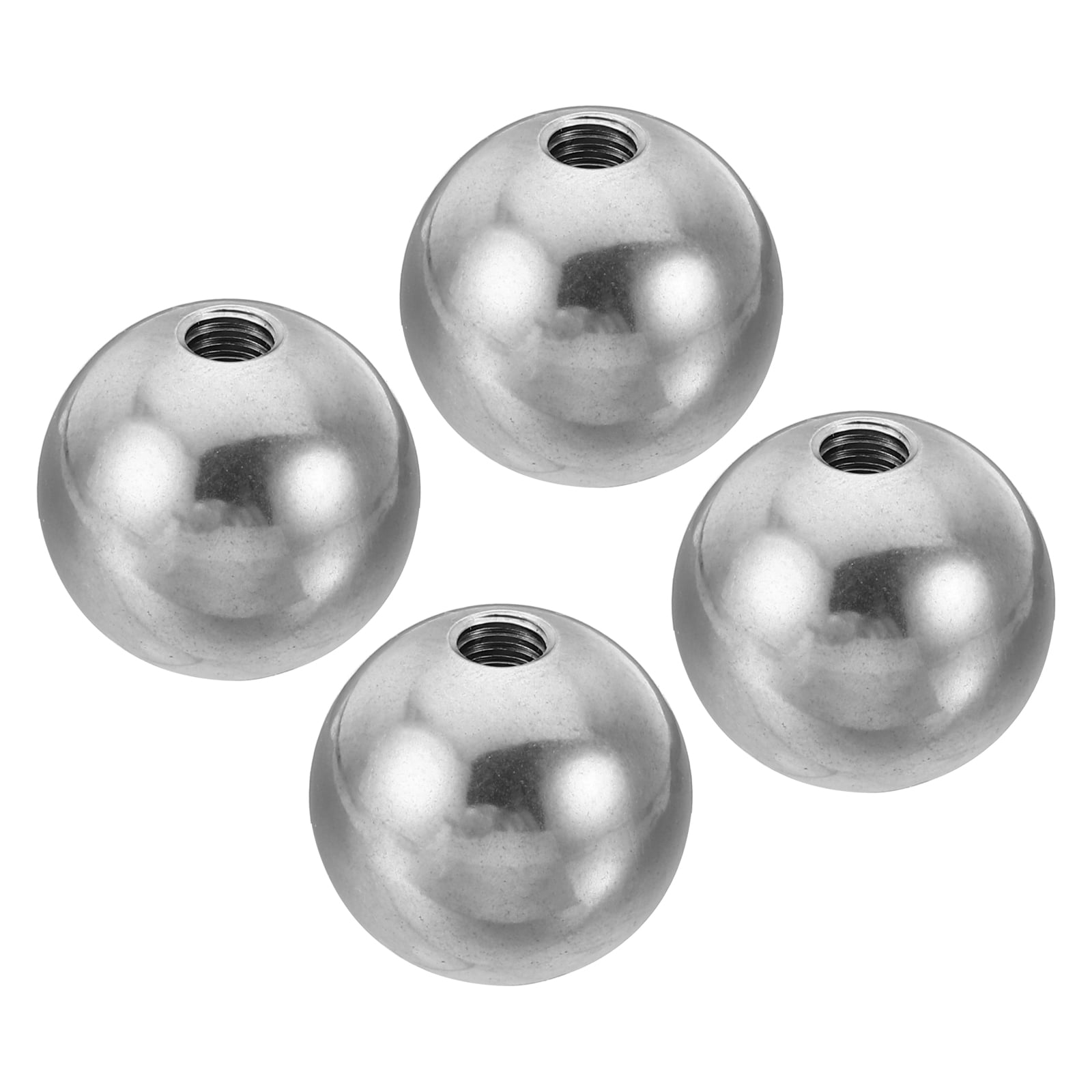 Uxcell M6x24mm Ball Nuts Knob, 4 Pack Thread 304 Stainless Steel Round ...