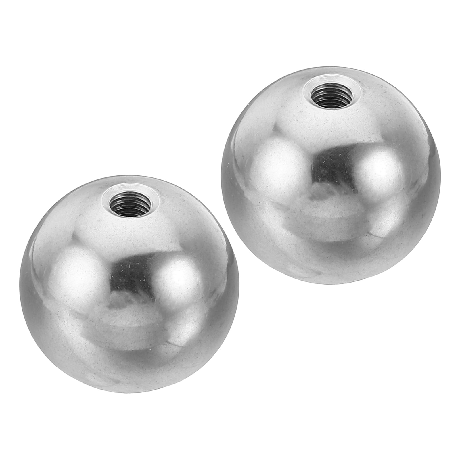Uxcell M6x30mm Ball Nuts Knob, 2 Pack Thread 304 Stainless Steel Round ...
