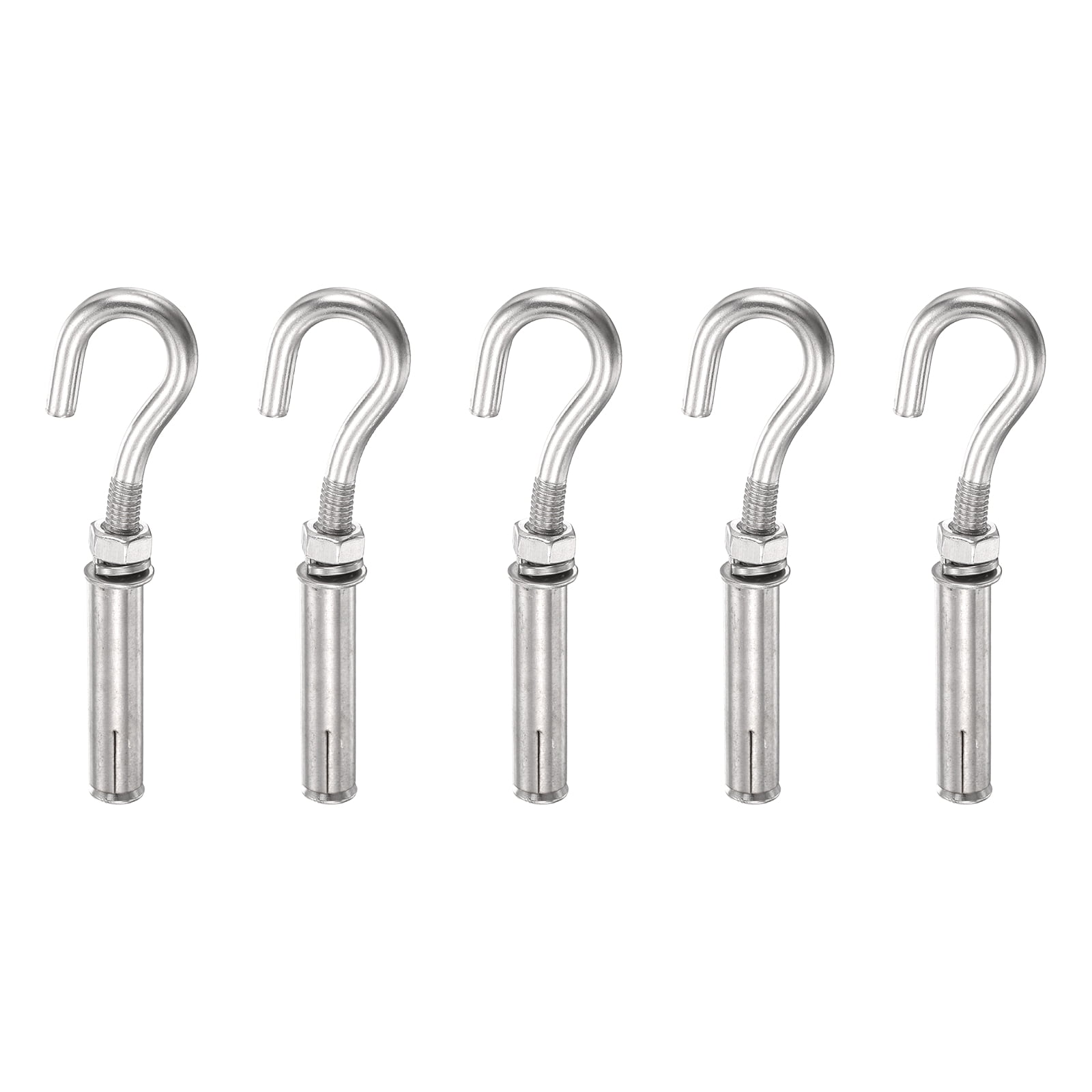Uxcell M6x40mm Concrete Eye Bolts, 4 Pcs Stainless Steel Expansion ...