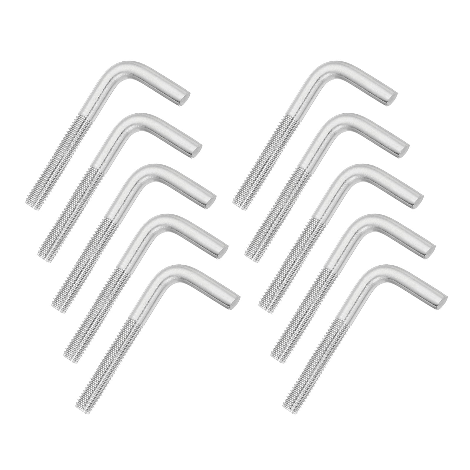 Uxcell M6x50mm 7/L-Shaped Right Angle Bolt Screw, 304 Stainless Steel L ...