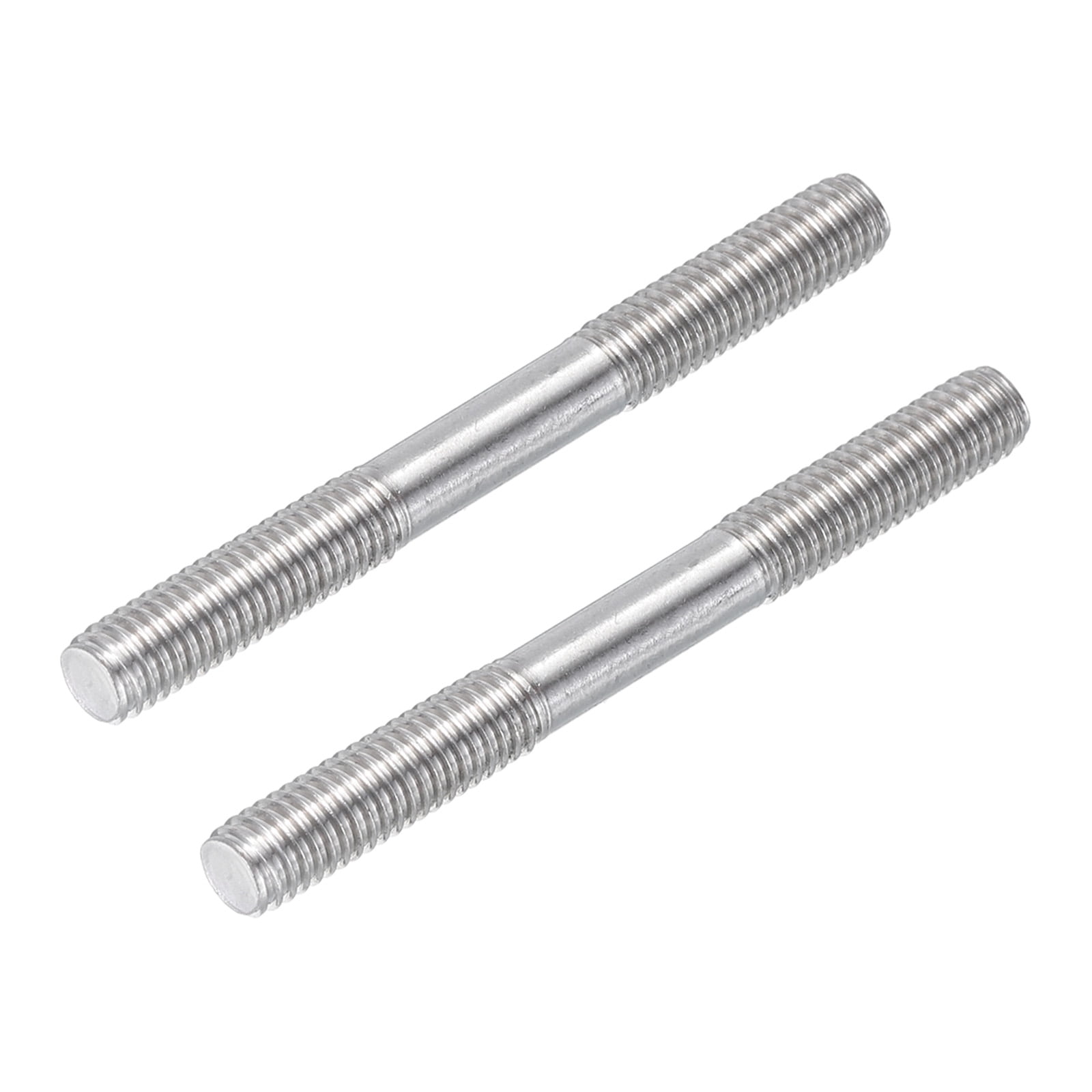 Uxcell M6x60mm 304 Stainless Steel Push Rod Double End Threaded Rod for ...