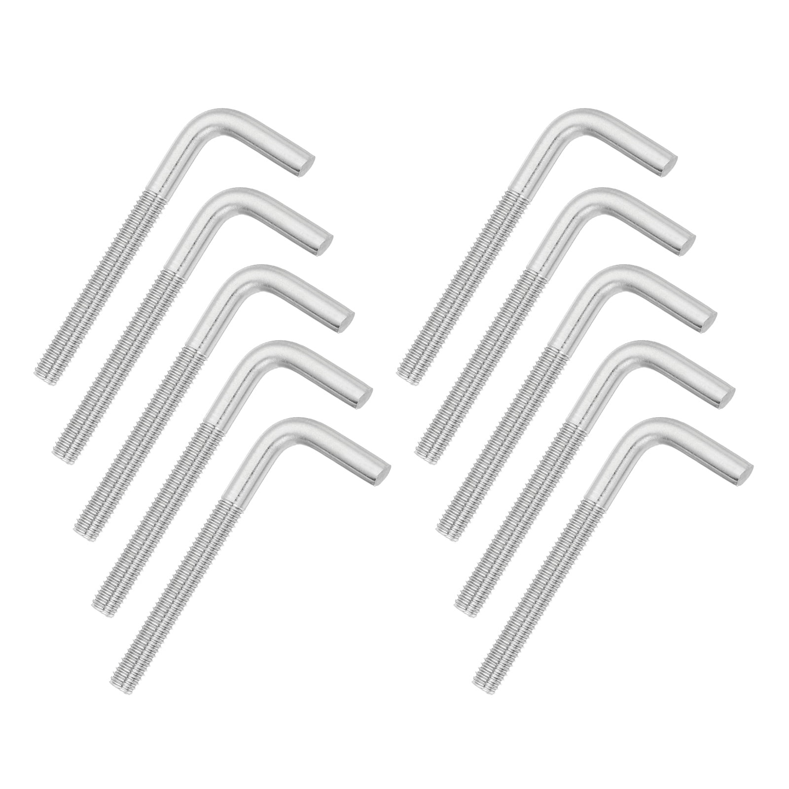 Uxcell M6x60mm 7/L-Shaped Right Angle Bolt Screw, 304 Stainless Steel L ...