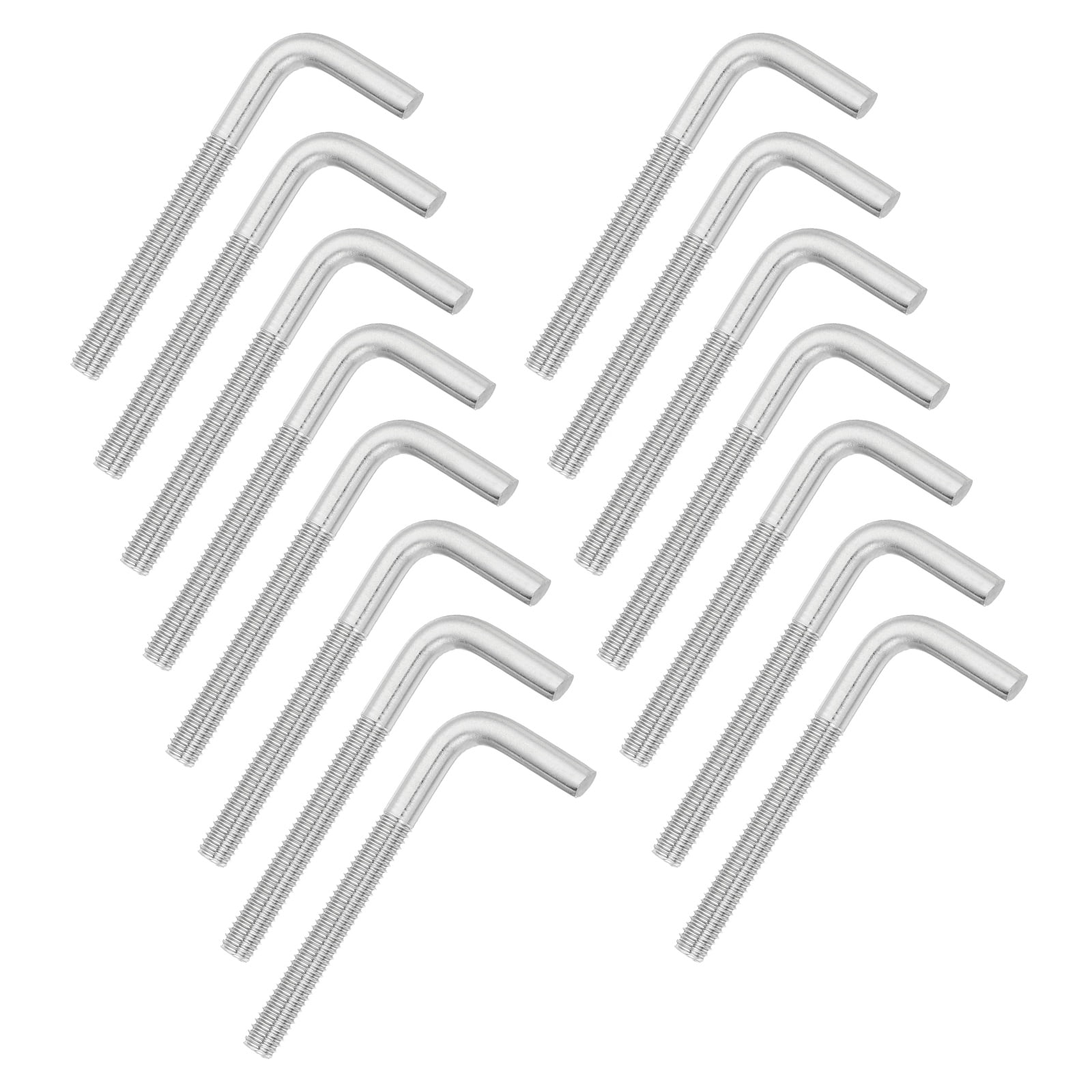 Uxcell M6x60mm 7/L-Shaped Right Angle Bolt Screw, 304 Stainless Steel L ...