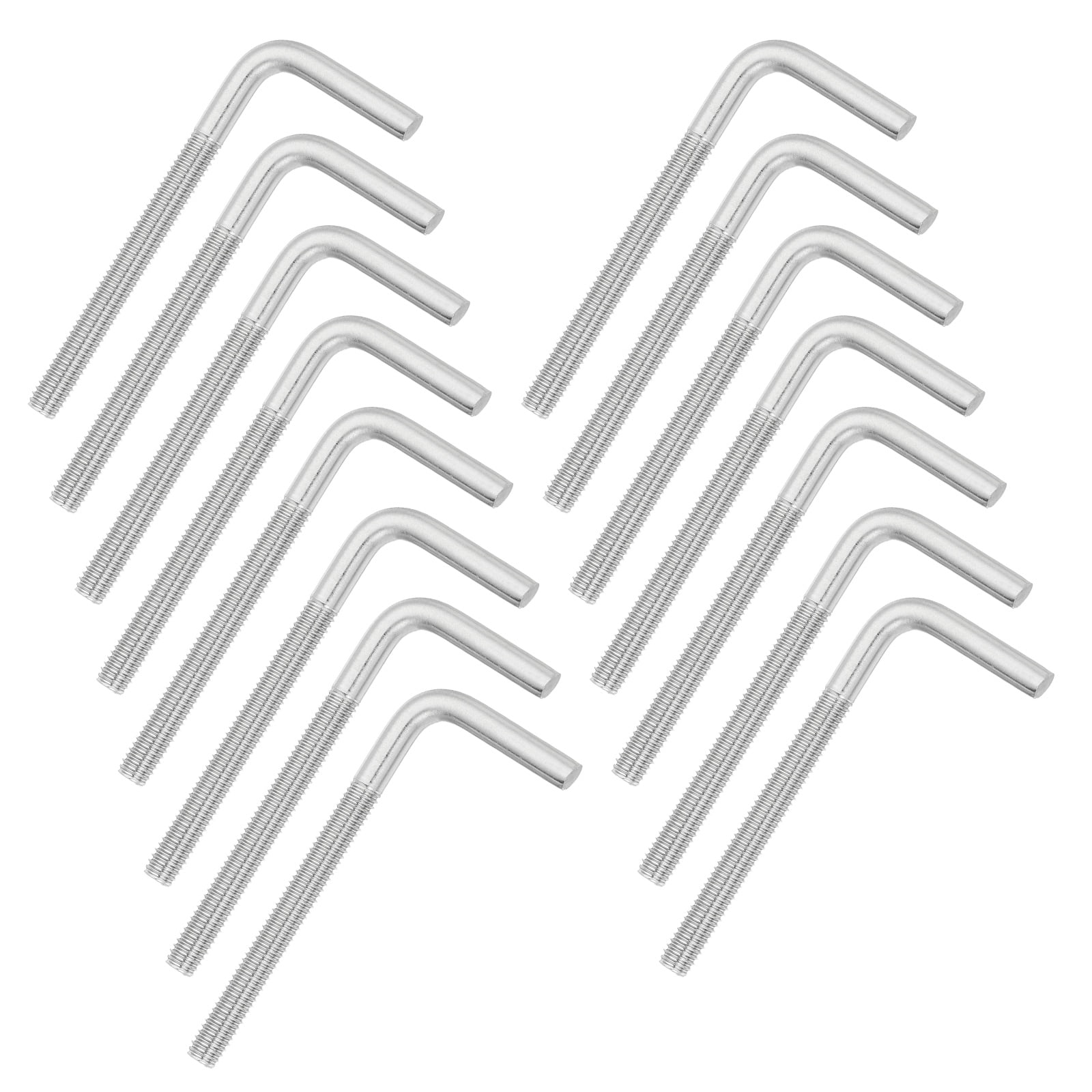 Uxcell M6x70mm 7/L-Shaped Right Angle Bolt Screw, 304 Stainless Steel L ...
