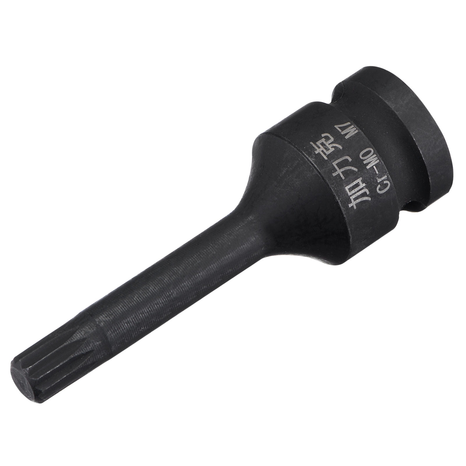 Uxcell M7 Impact Spline Bit Socket, 3/8" Square Drive 60mm Length CR-MO ...
