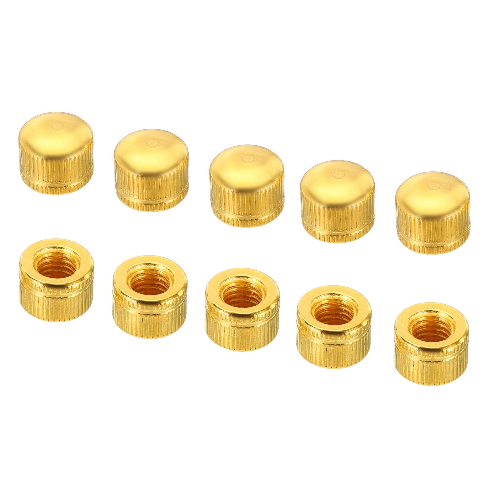 Uxcell M8 Acorn Cap Nut Bolt Cover Screw Caps Insert Female Thread ...
