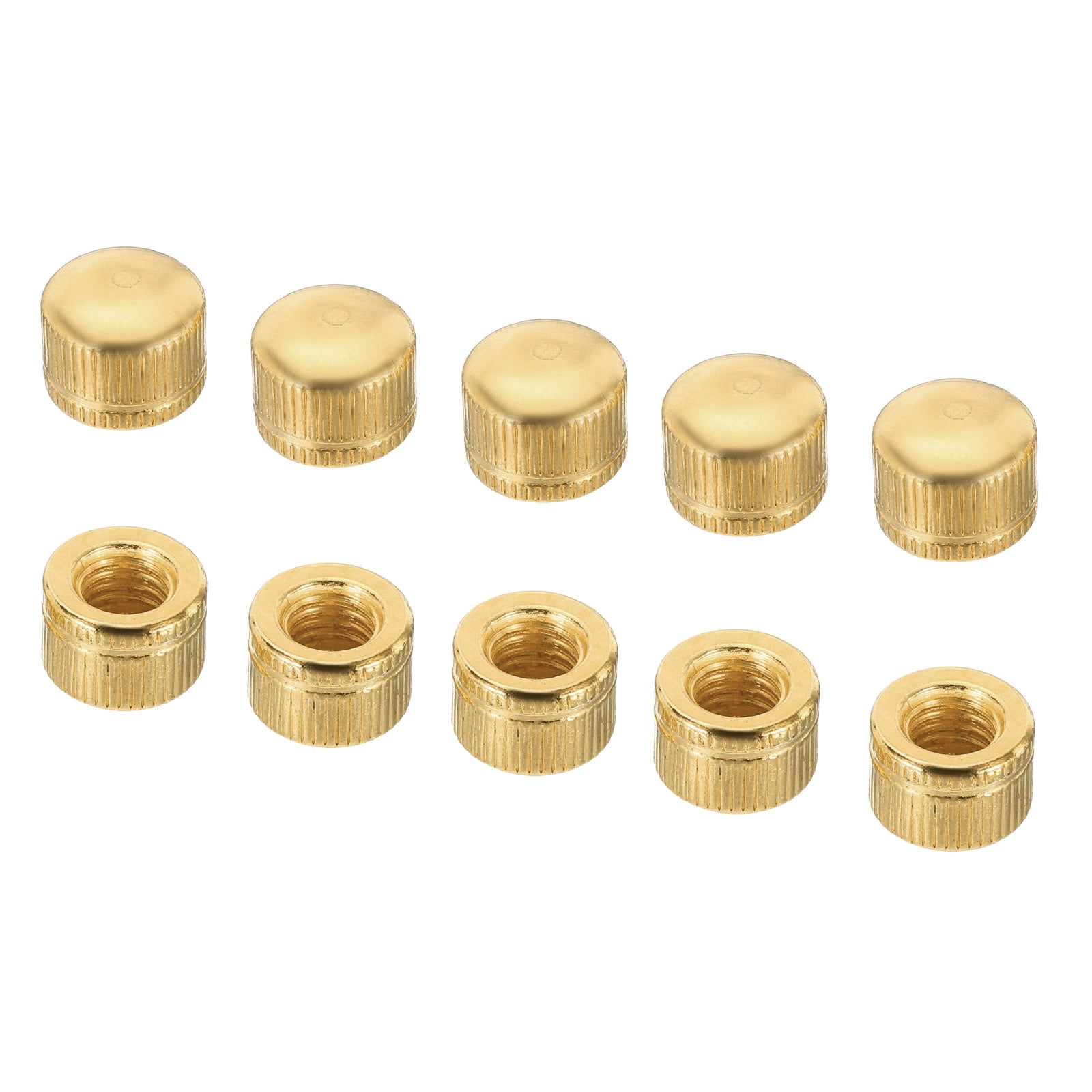 Uxcell M8 Acorn Cap Nut Bolt Cover Screw Caps Insert Female Thread ...