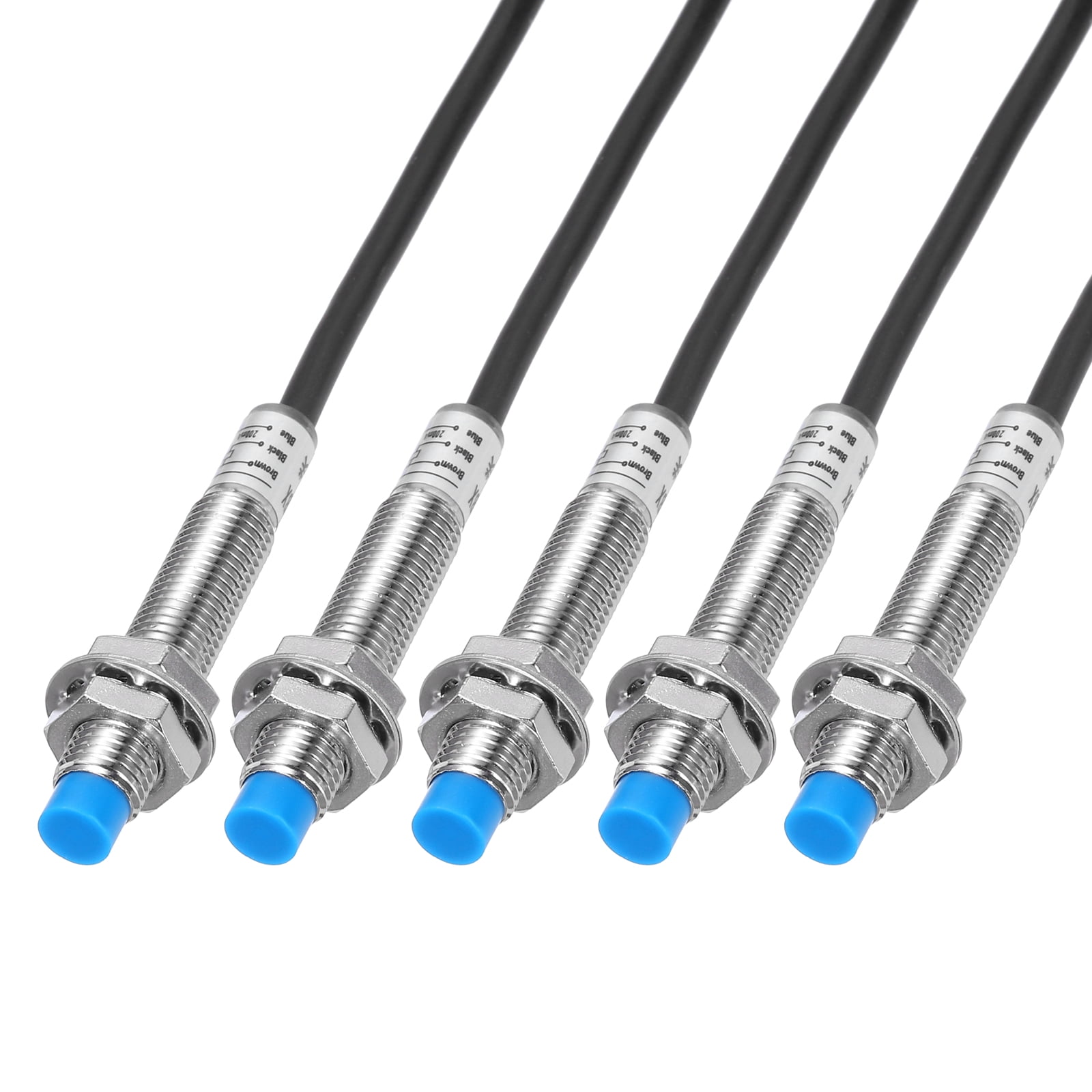 Uxcell M8 Approach Inductive Proximity Sensor Switch NPN NO 2mm ...