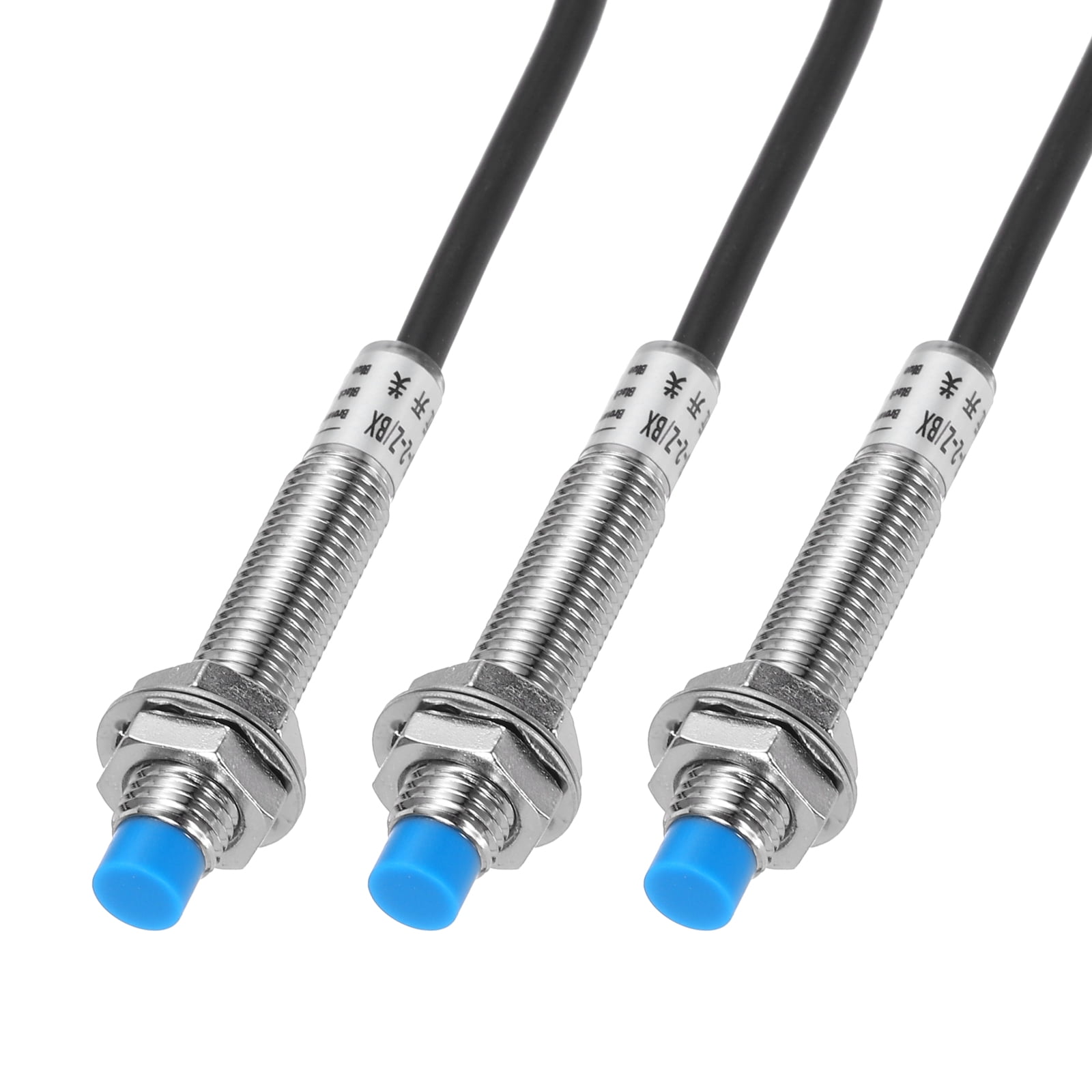 Uxcell M8 Approach Inductive Proximity Sensor Switch NPN NO 2mm Detection, DC 6-36V 3Pcs ...