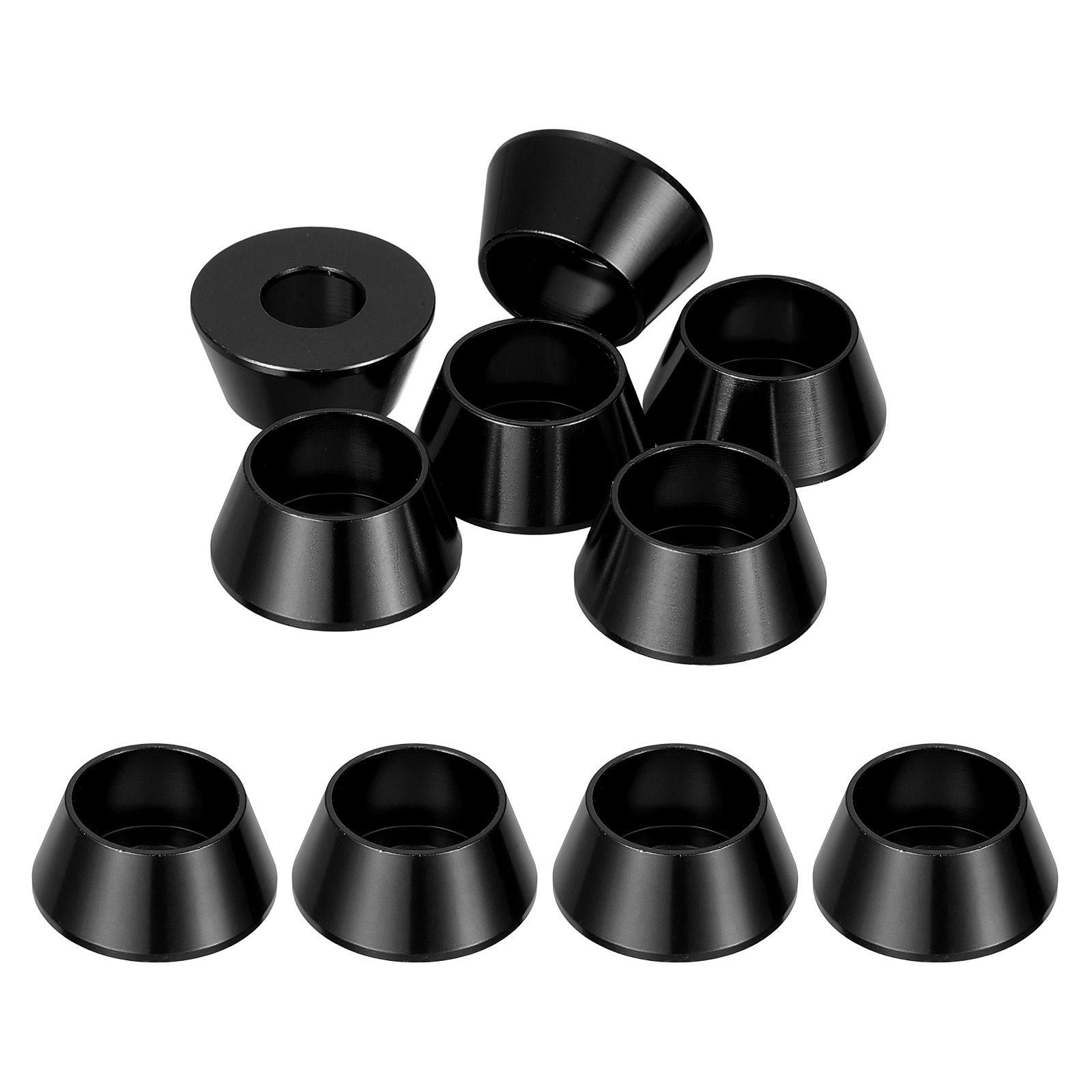 Uxcell M8 Cone Cup Washers, Anodized Aluminum Gaskets Cup Head Washer ...