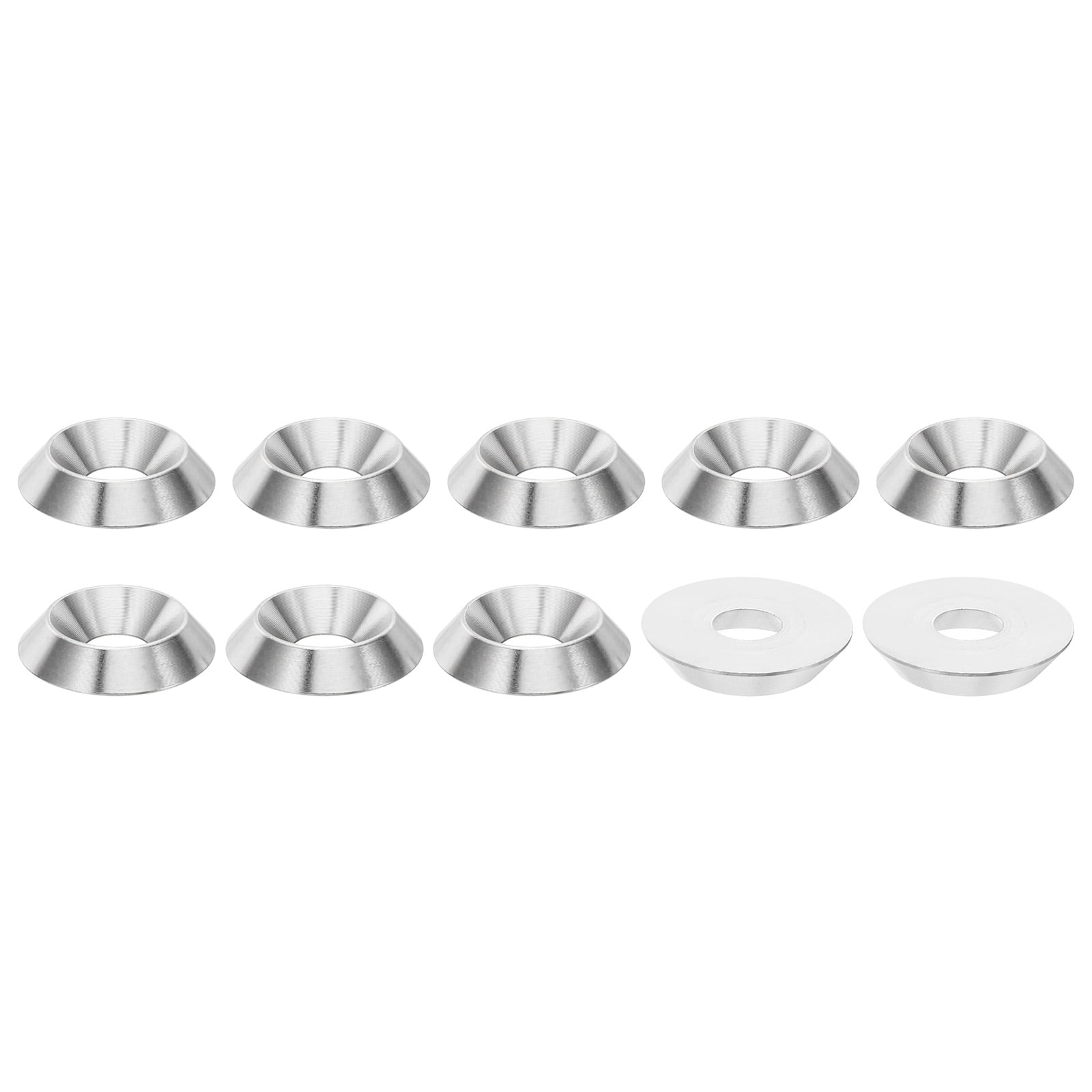 Uxcell M8 Finish Countersunk Washer 10pcs 25mmx5mm 304 Stainless Steel ...