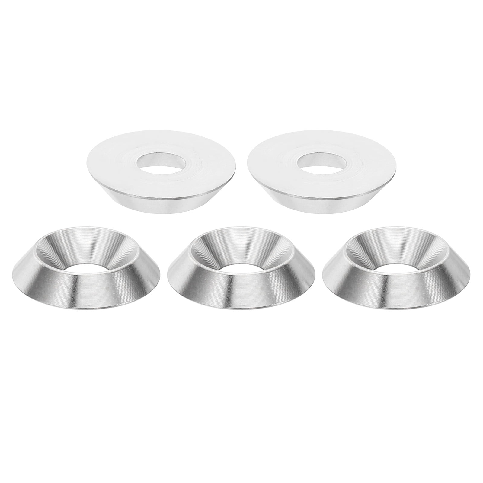 Uxcell M8 Finish Countersunk Washer 5pcs 25mmx5mm 304 Stainless Steel ...
