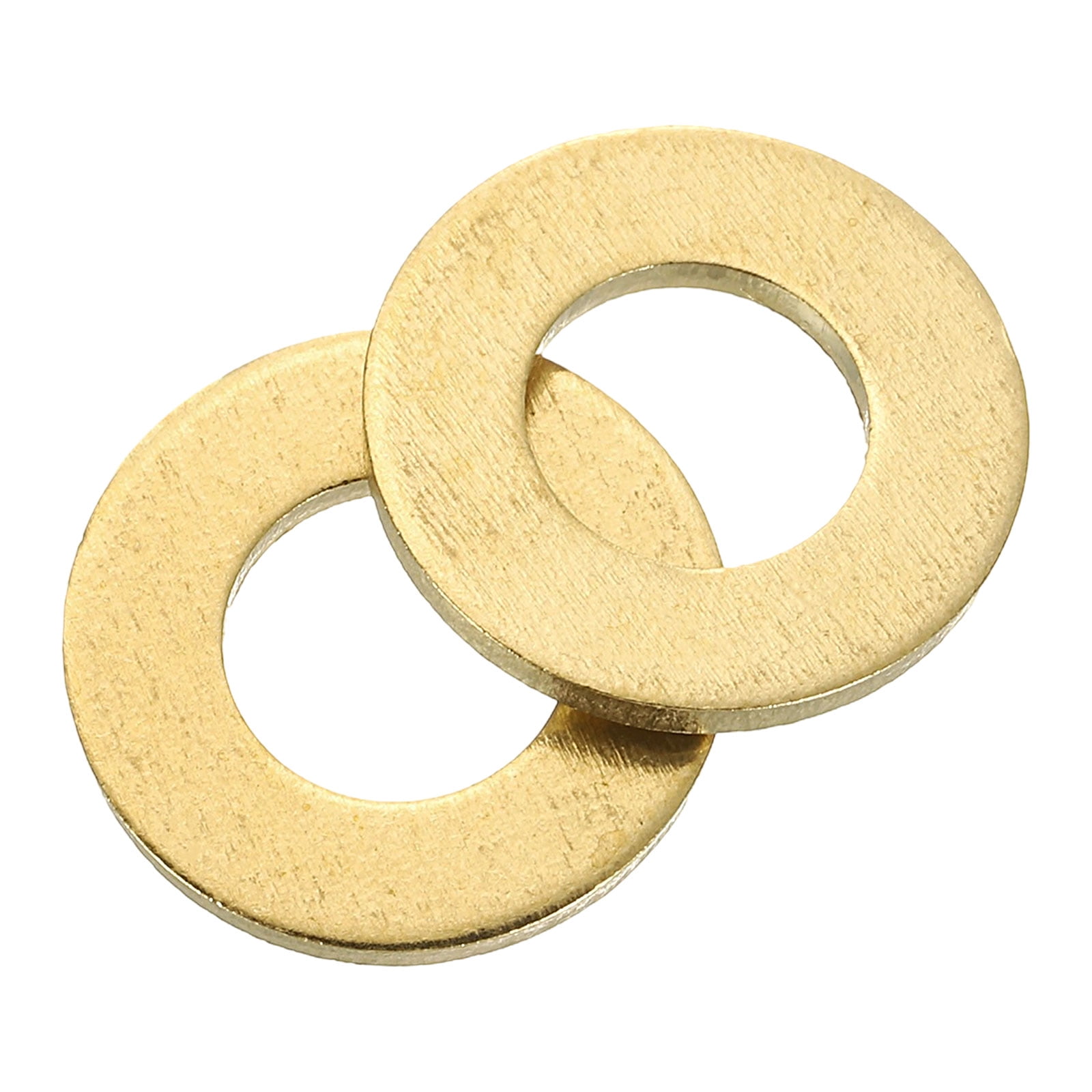 Uxcell M8 Flat Washer, 25 PackBrass Ring Washers 16mm OD 1.5mm Thick ...