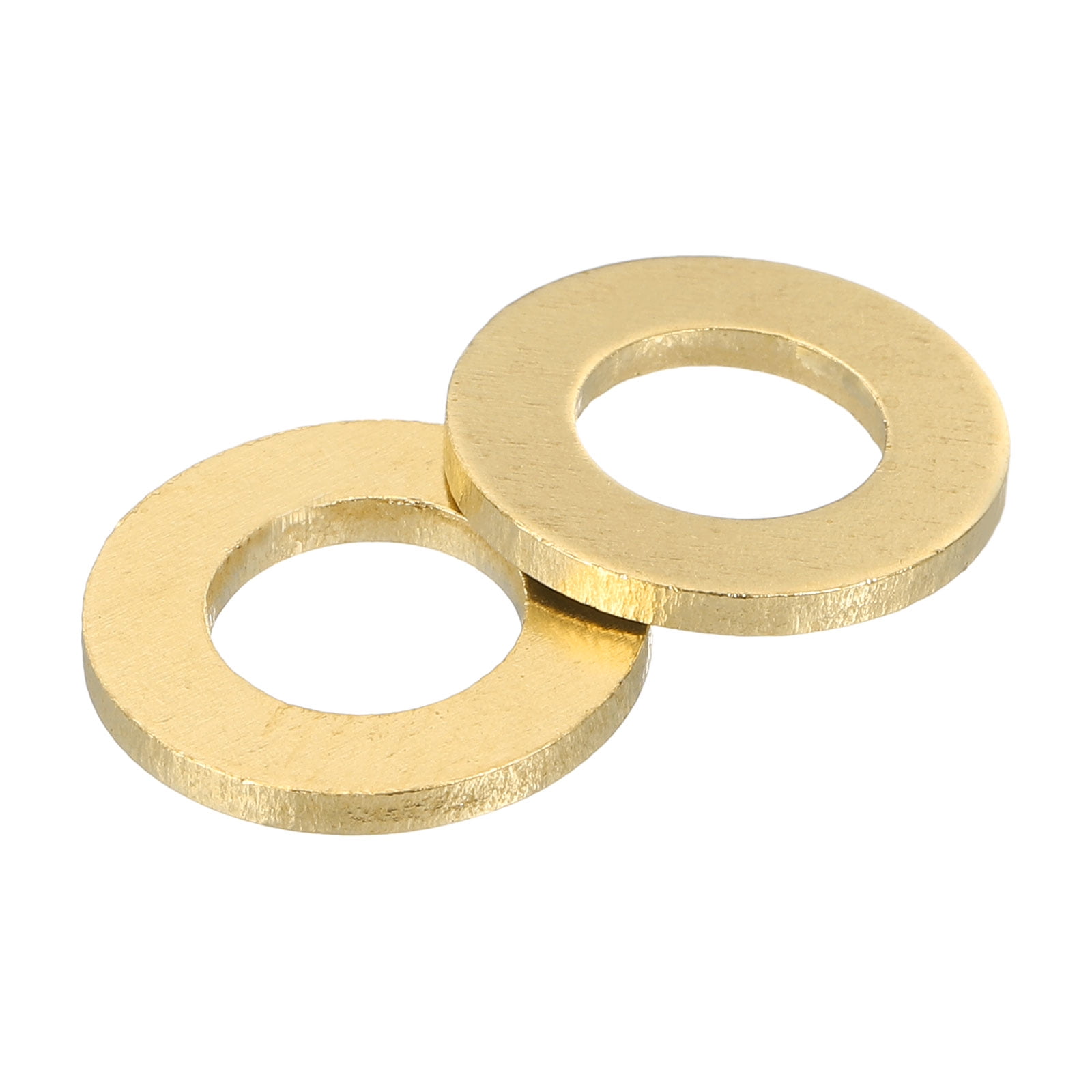 Uxcell M8 Flat Washer, 50 Pack Brass Ring Washers 16mm OD 1.5mm T ...